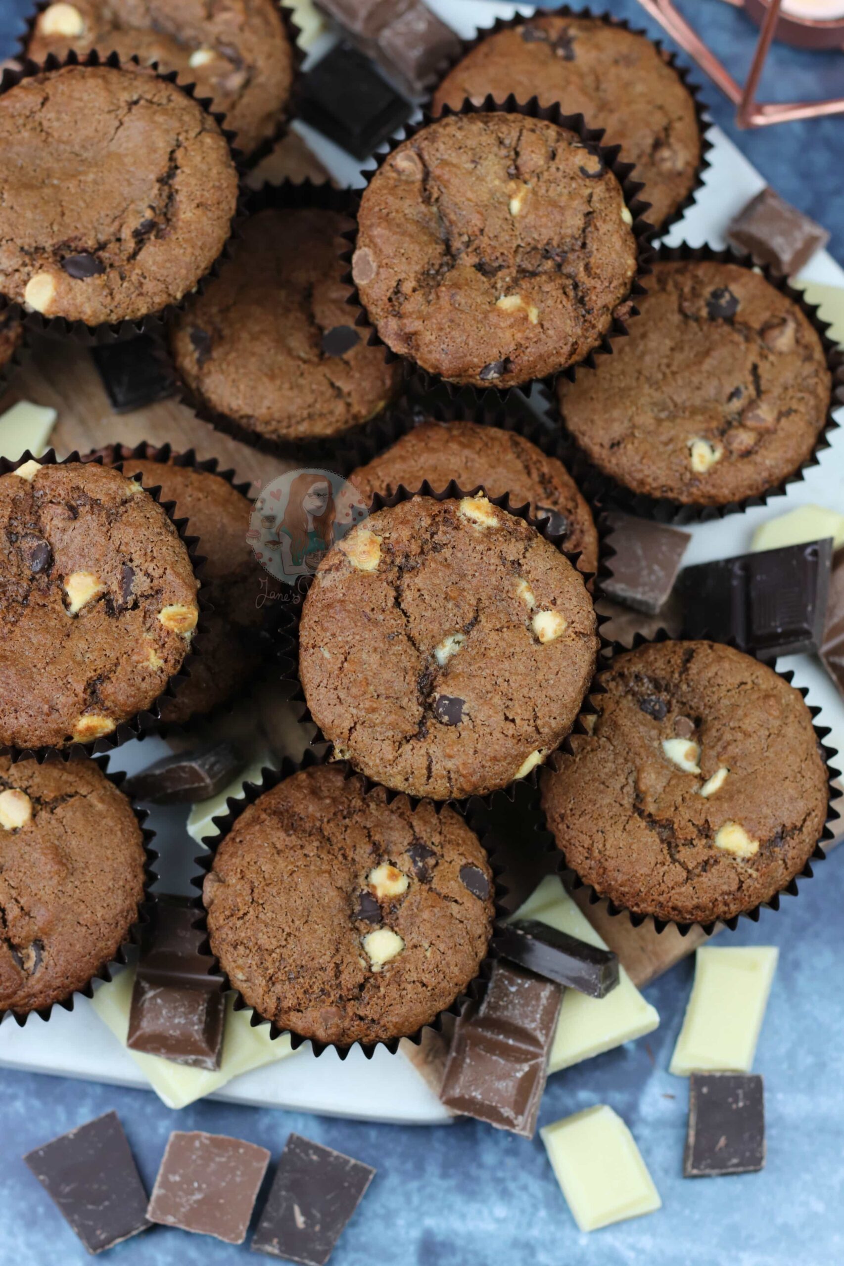 Triple Chocolate Muffins! - Jane's Patisserie