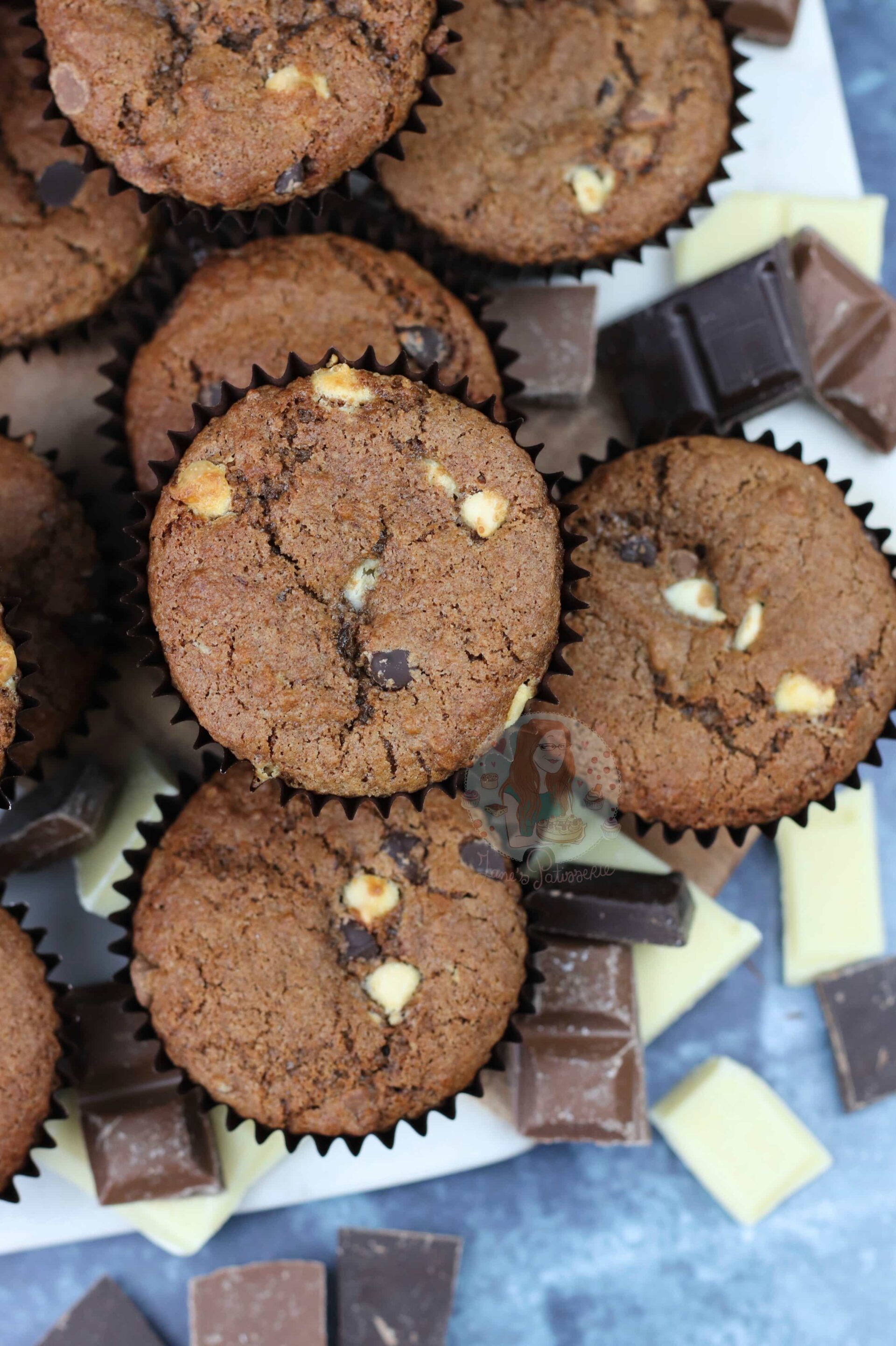 Triple Chocolate Muffins! - Jane's Patisserie