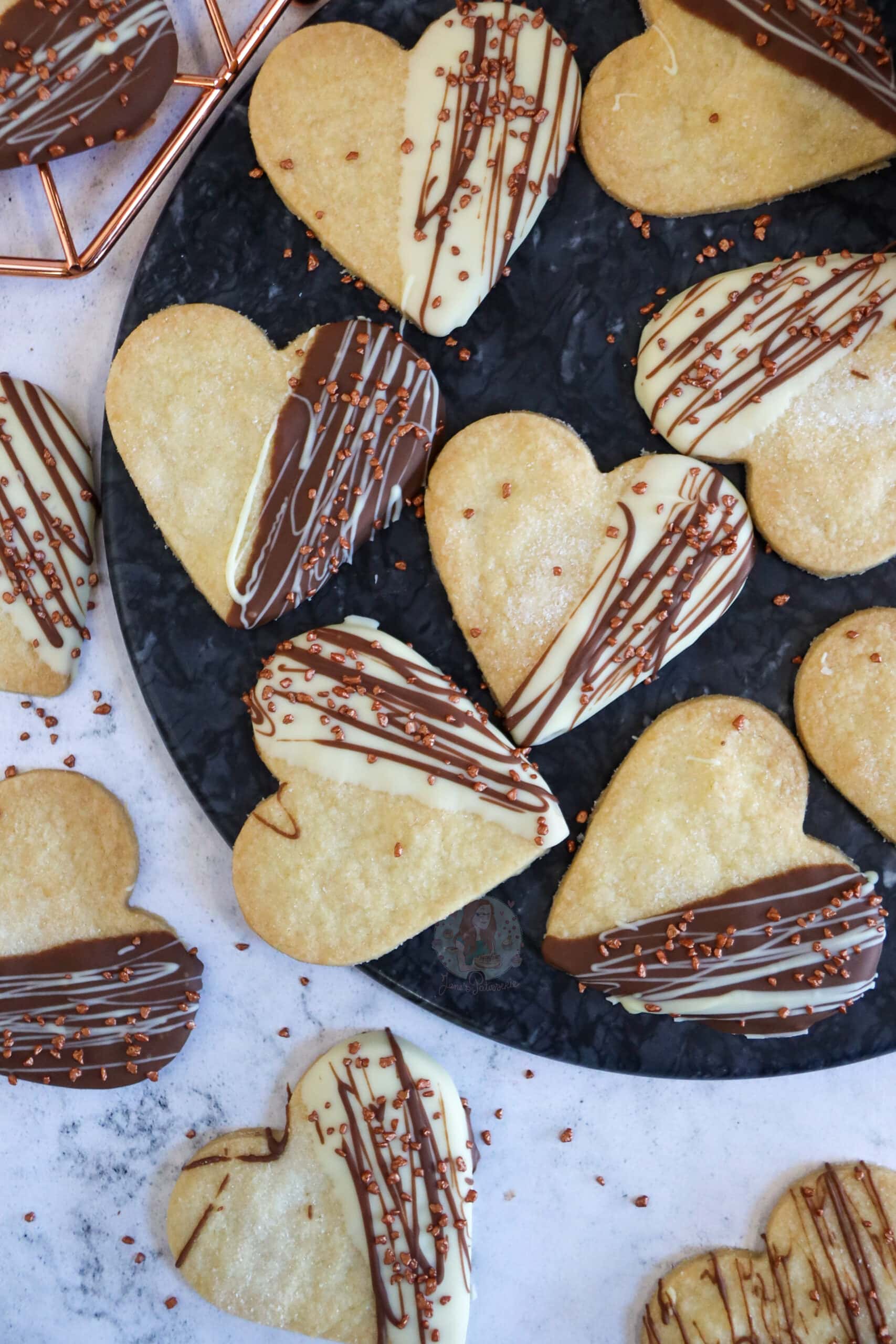 Shortbread Hearts! - Jane's Patisserie