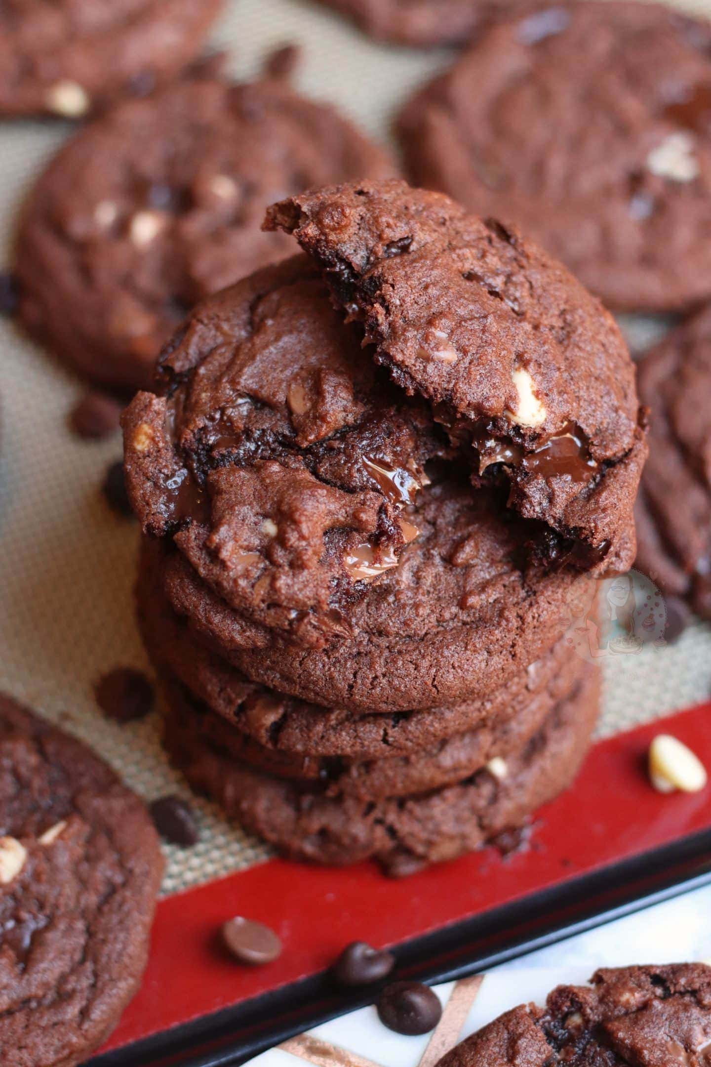 Triple Chocolate Chip Cookies! - Jane's Patisserie