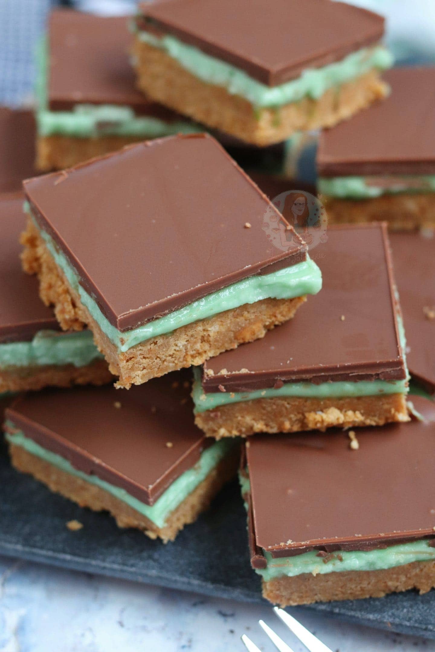 Mint Slice - No-Bake Recipe - Jane's Patisserie