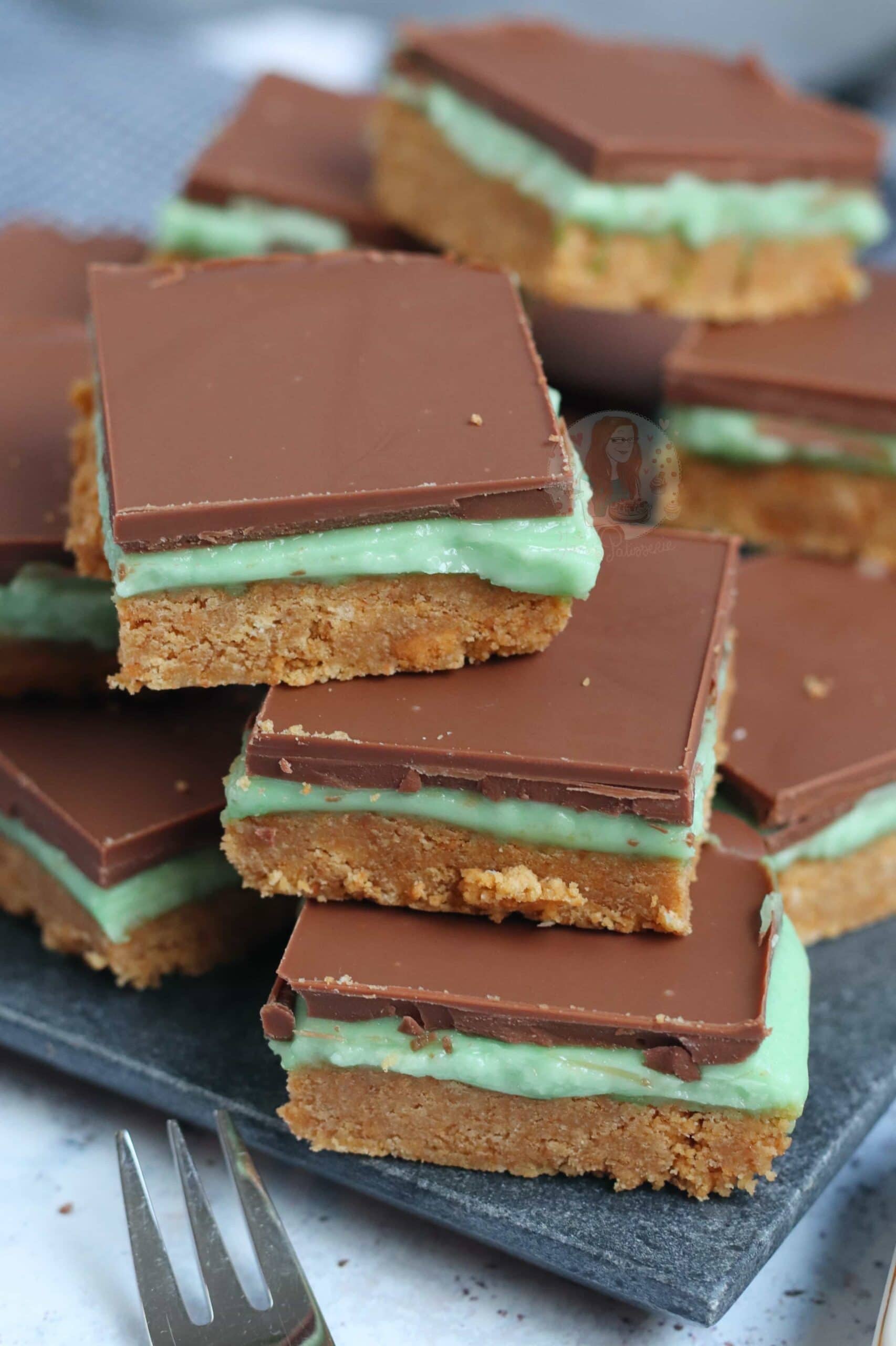 Mint Slice - No-Bake Recipe - Jane's Patisserie