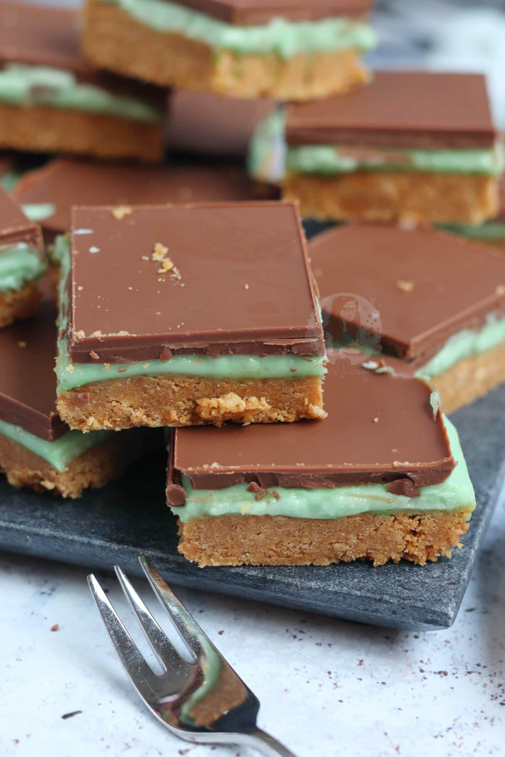 Mint Slice - No-Bake Recipe - Jane's Patisserie