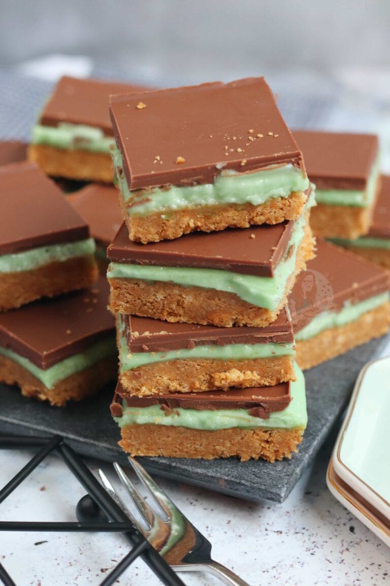 Mint Slice - No-Bake Recipe - Jane's Patisserie