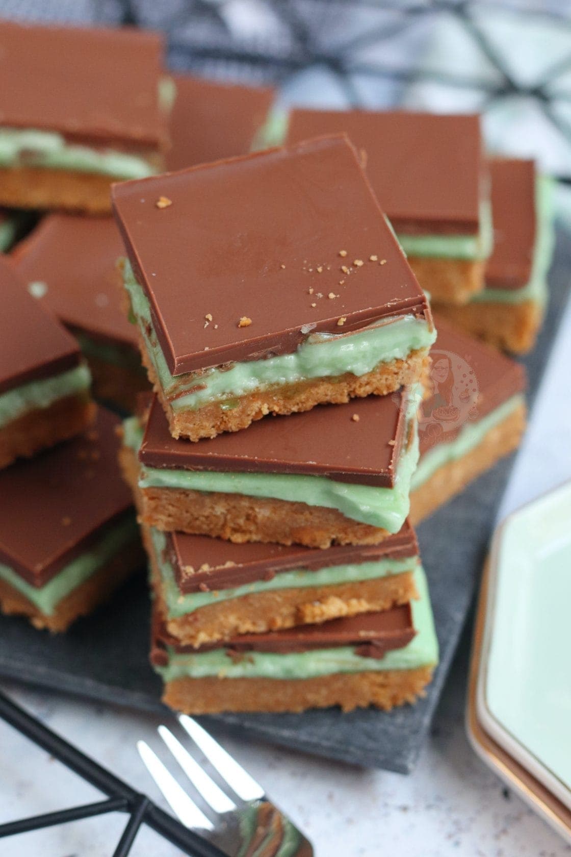 Mint Slice - No-Bake Recipe - Jane's Patisserie