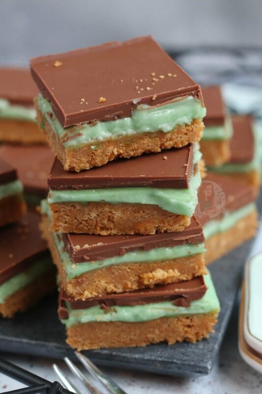 Mint Slice - No-Bake Recipe - Jane's Patisserie