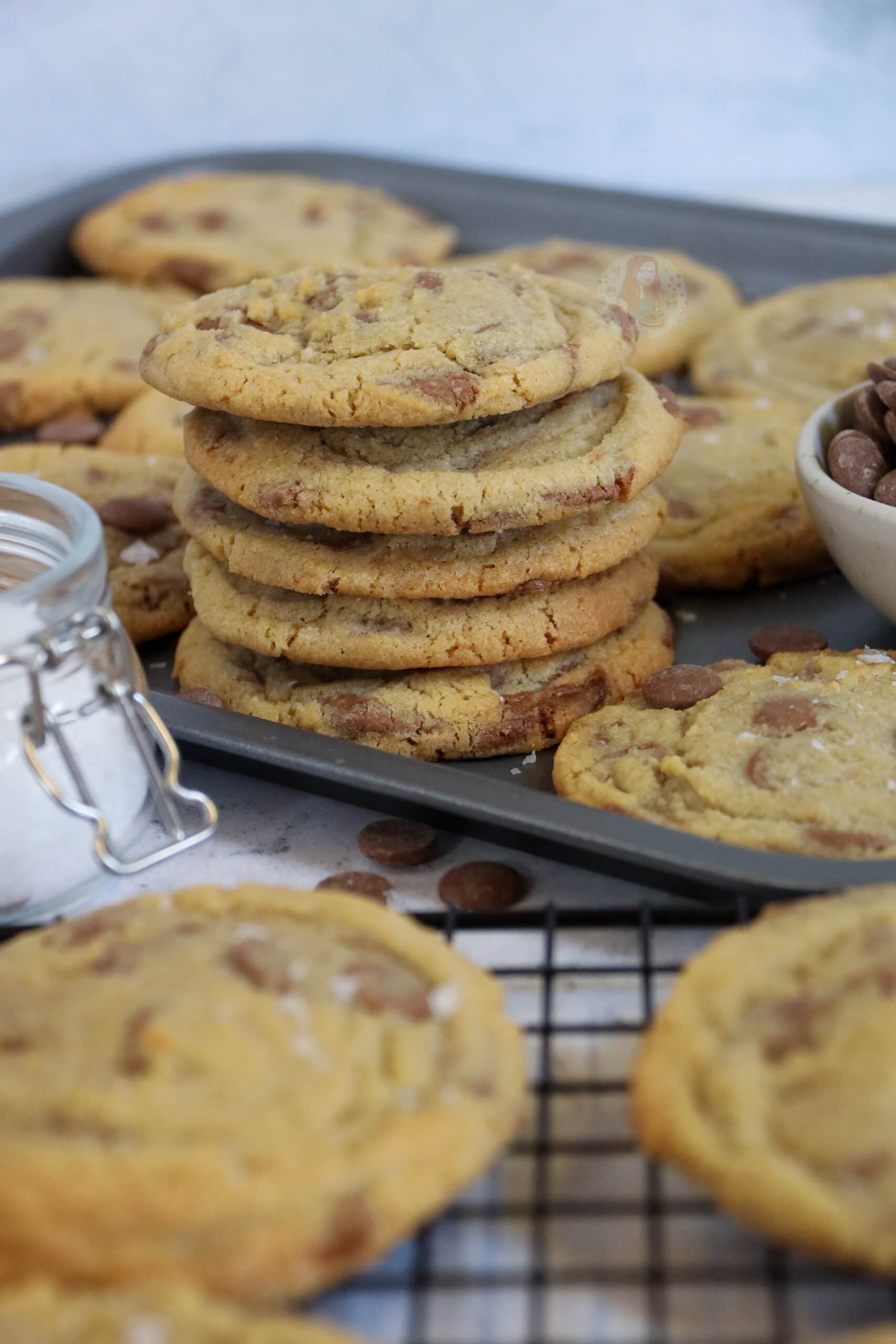 Milk Chocolate & Sea Salt Cookies! - Jane's Patisserie
