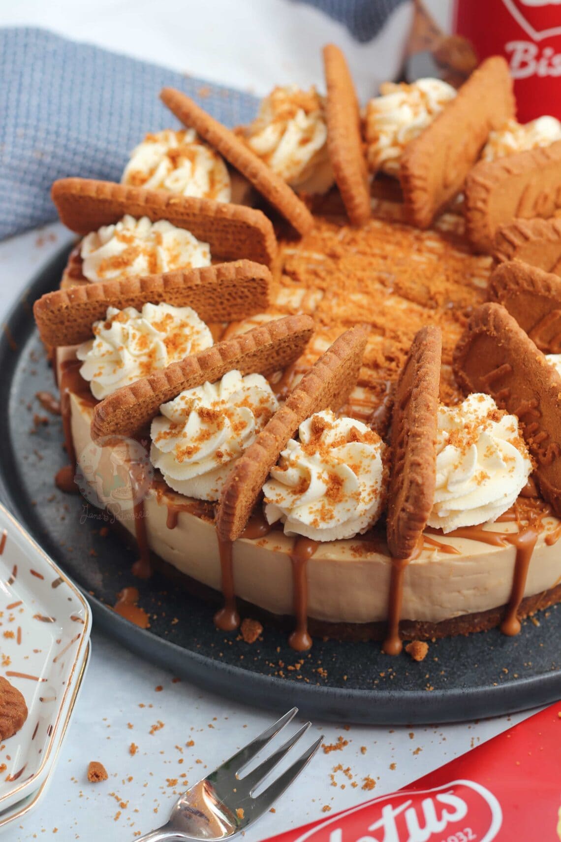 No-Bake Biscoff Cheesecake! - Jane's Patisserie