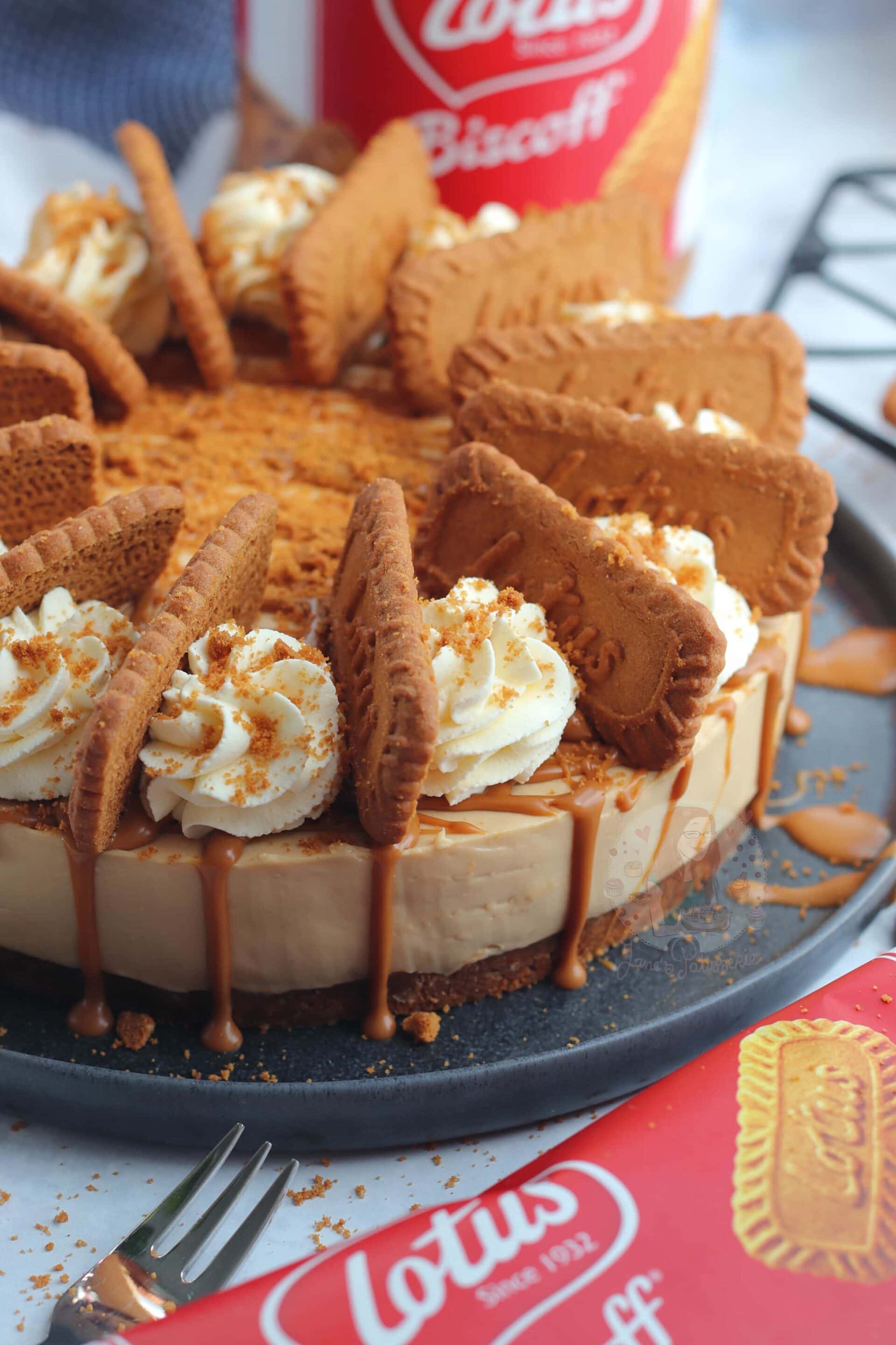 No-Bake Biscoff Cheesecake! - Jane's Patisserie