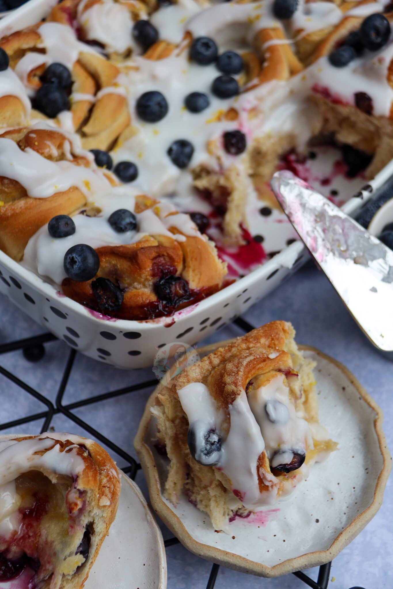 Lemon and Blueberry Rolls! - Jane's Patisserie
