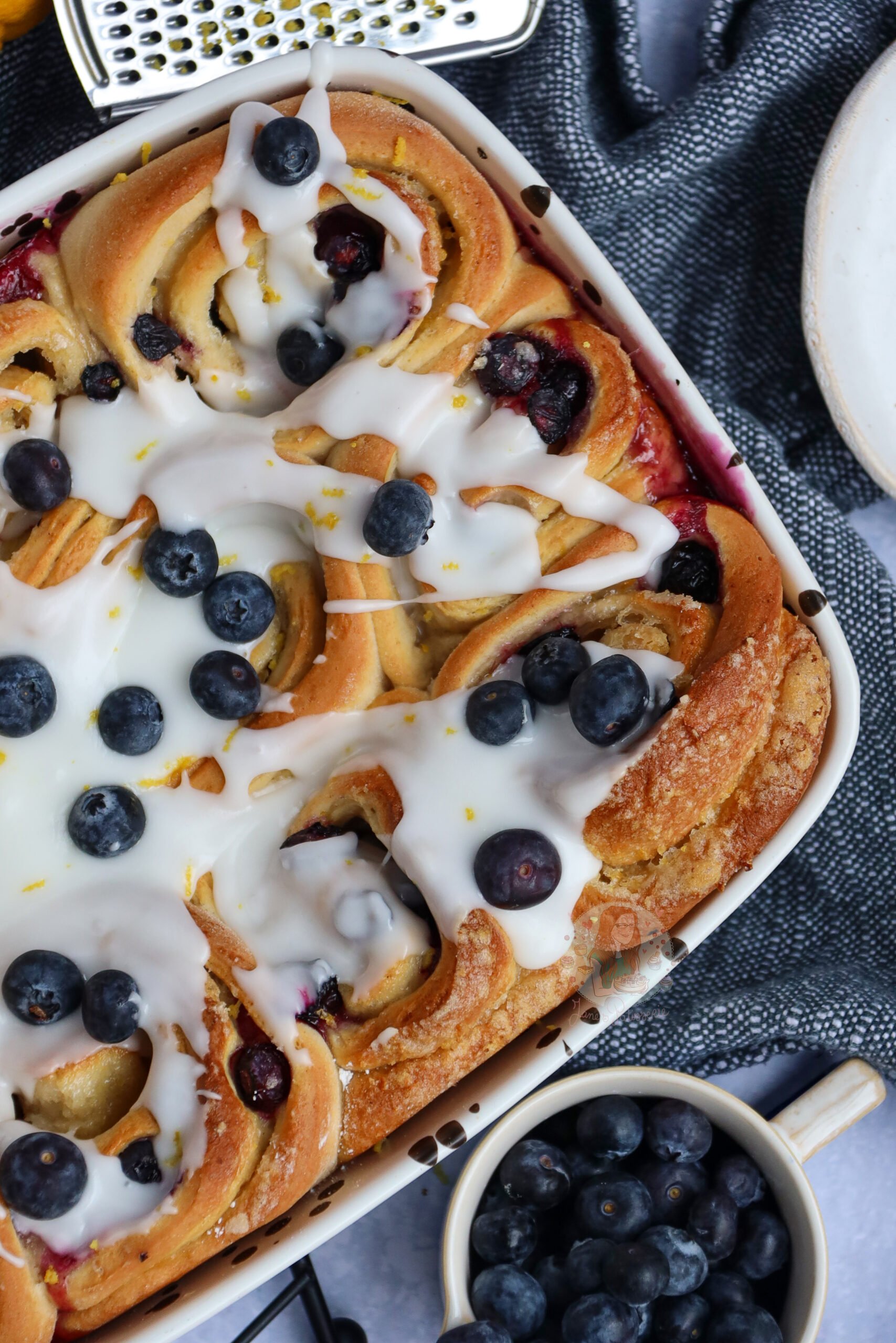 Lemon and Blueberry Rolls! - Jane's Patisserie