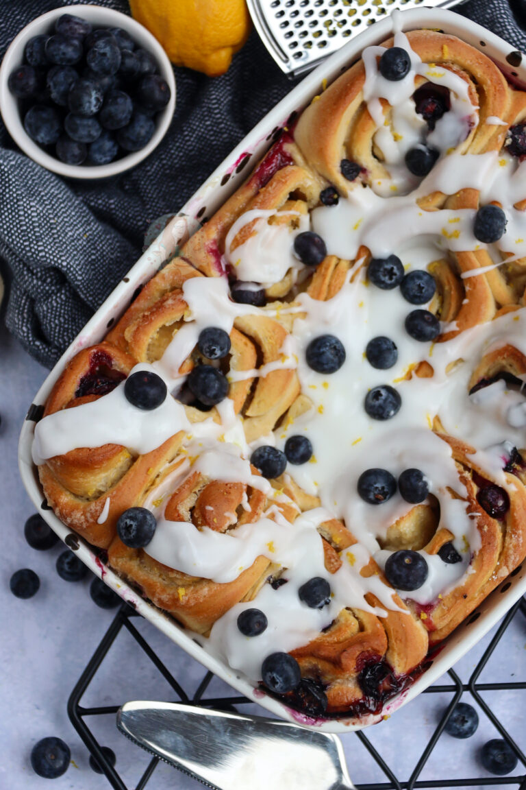 Lemon and Blueberry Rolls! - Jane's Patisserie