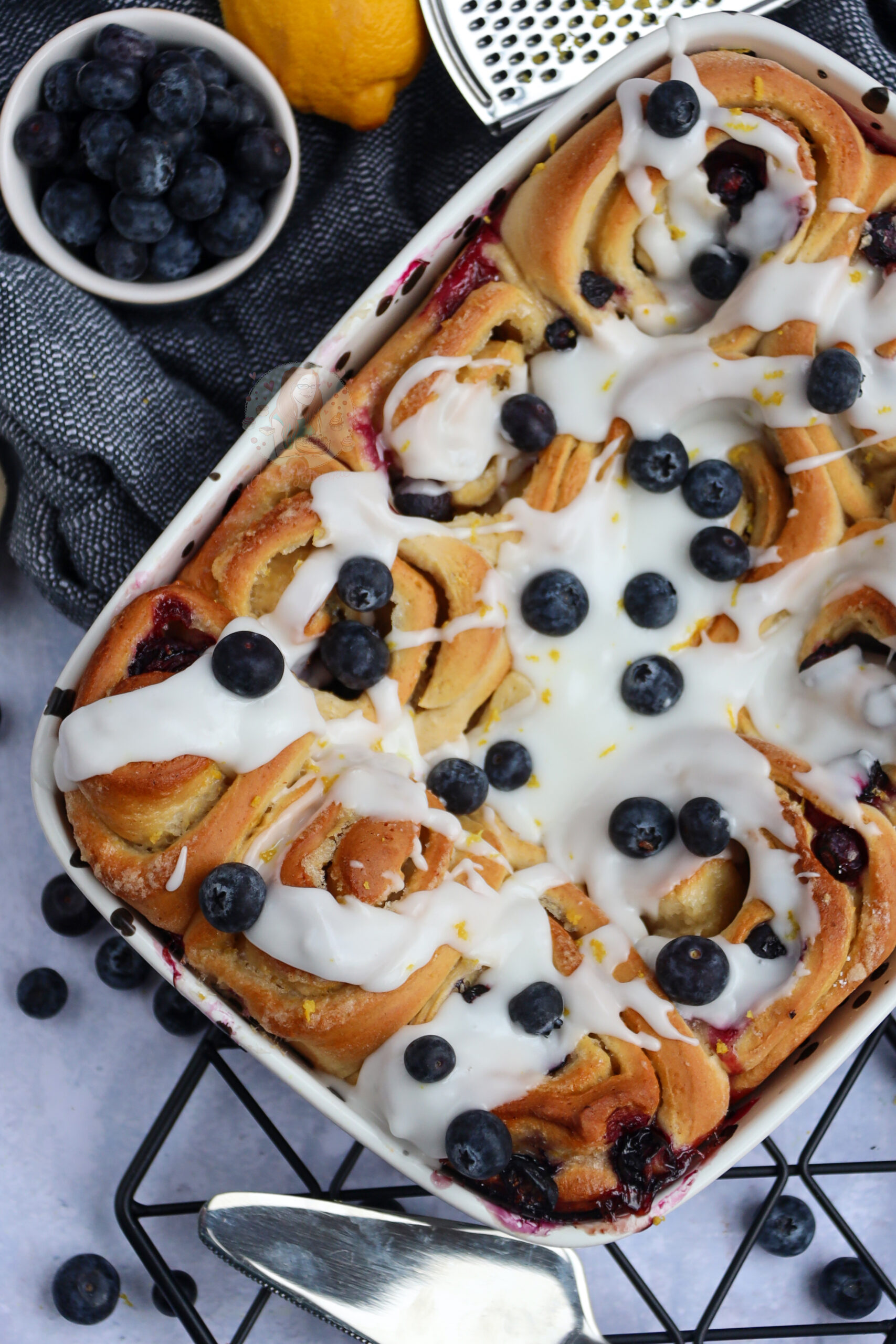 Lemon and Blueberry Rolls! - Jane's Patisserie