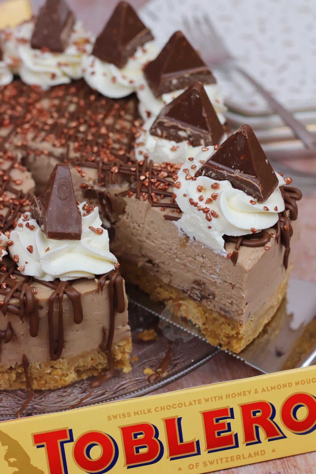 No-Bake Toblerone Cheesecake! - Jane's Patisserie