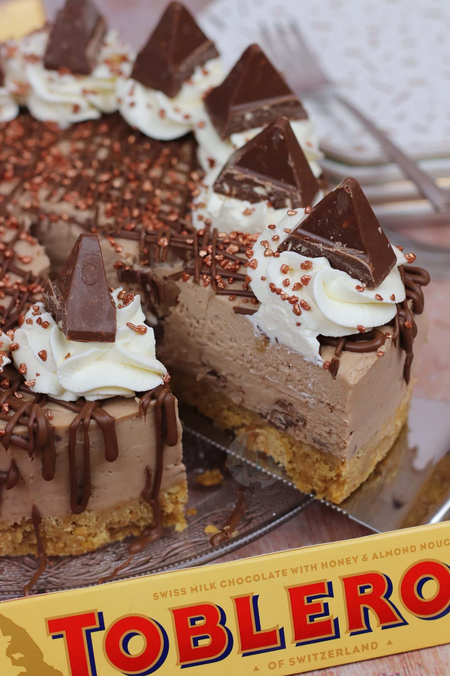 No-Bake Toblerone Cheesecake! - Jane's Patisserie