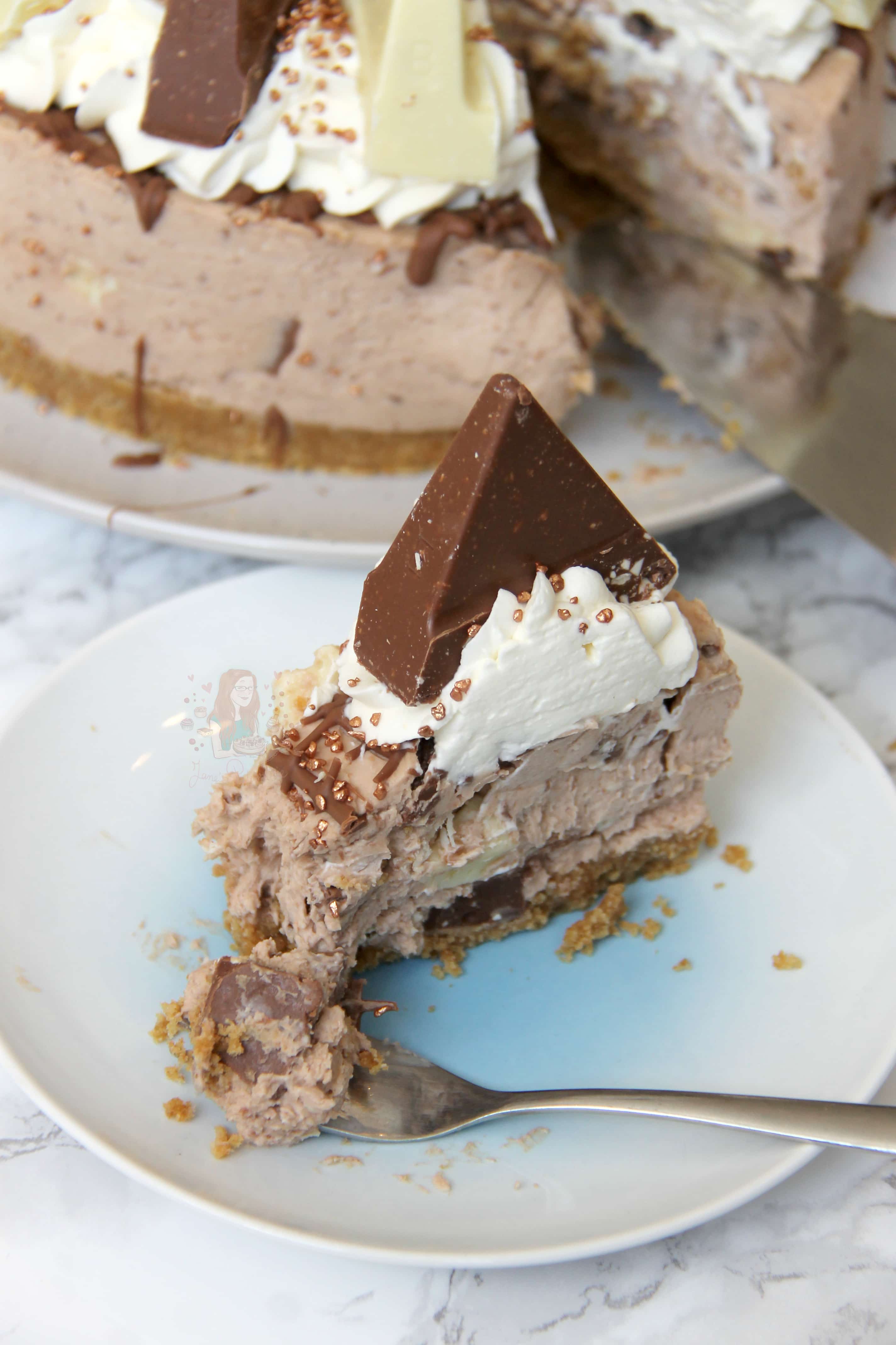 No-Bake Toblerone Cheesecake! - Jane's Patisserie