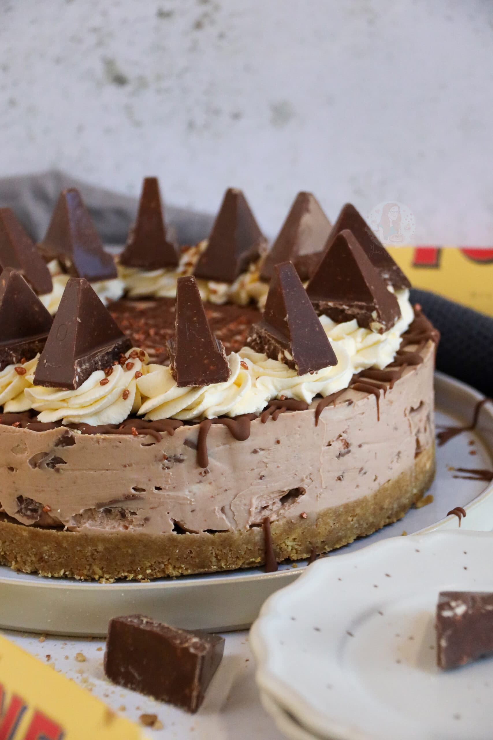 No-Bake Toblerone Cheesecake! - Jane's Patisserie