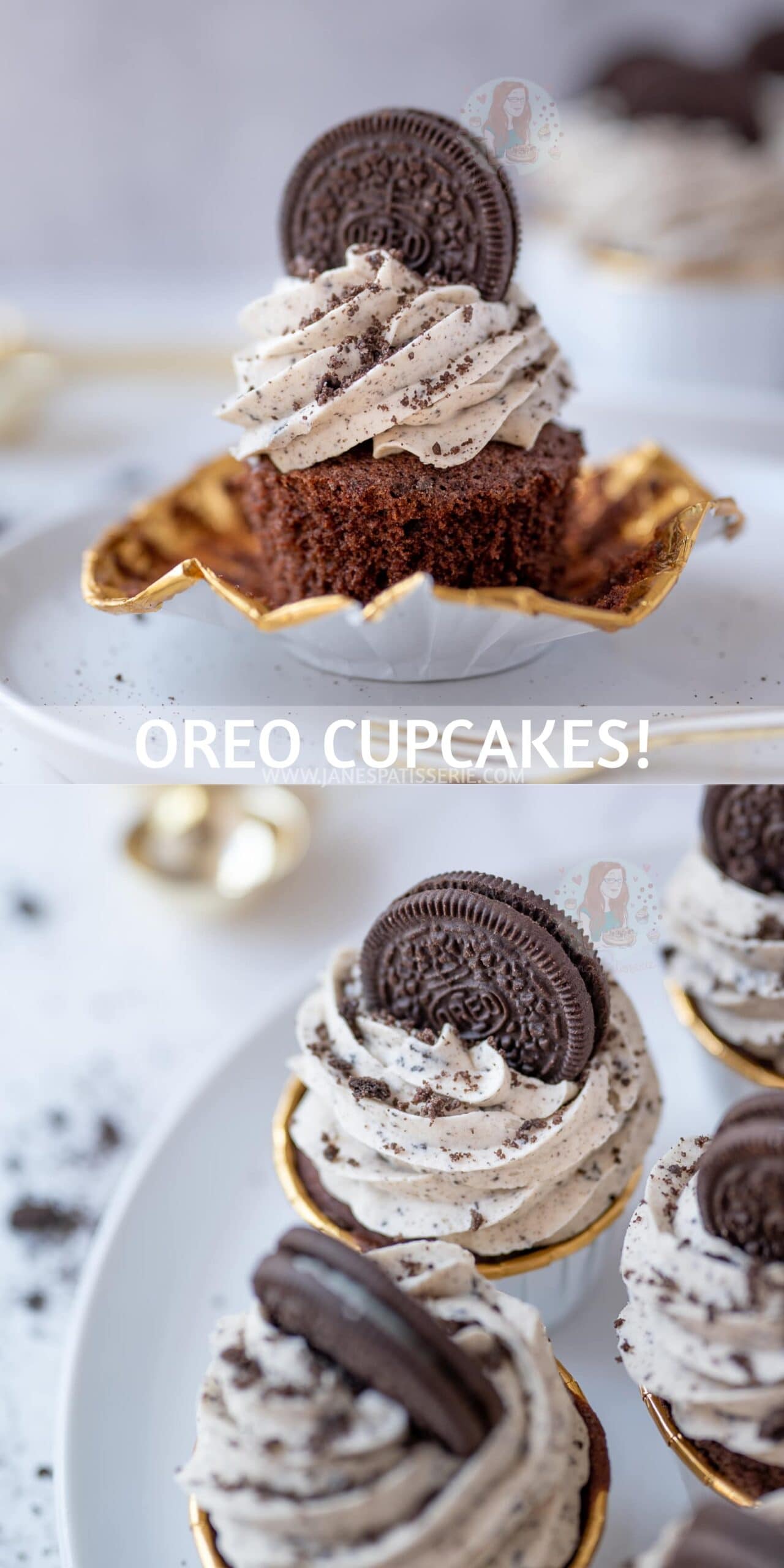 Oreo Cupcakes! - Jane's Patisserie