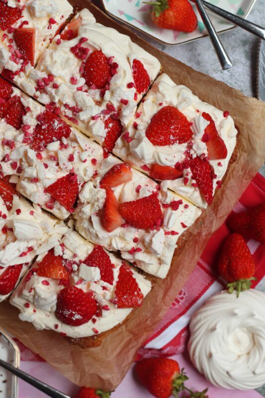 Eton Mess Traybake! - Jane's Patisserie