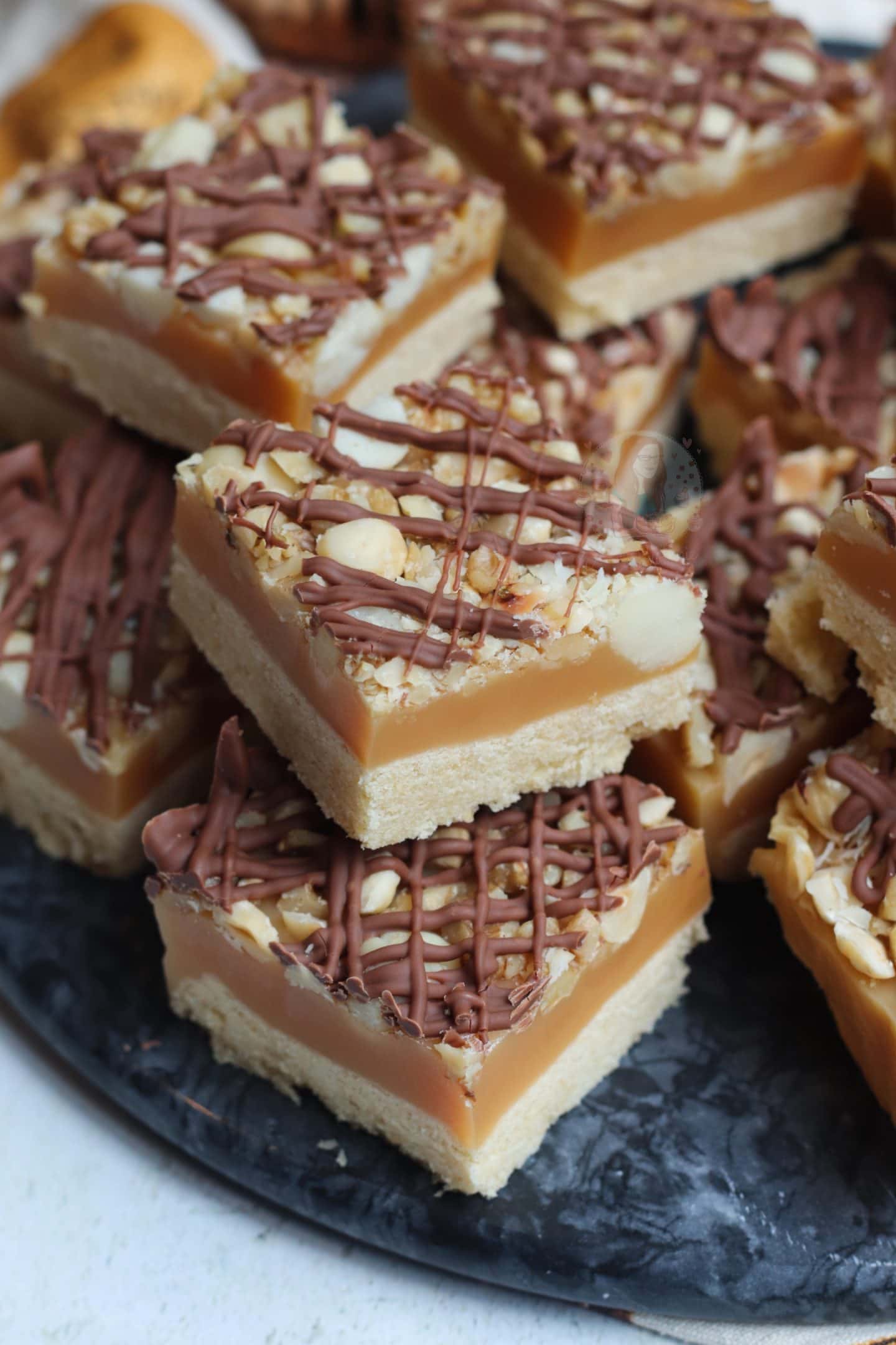 Salted Caramel Nut Slice! - Jane's Patisserie