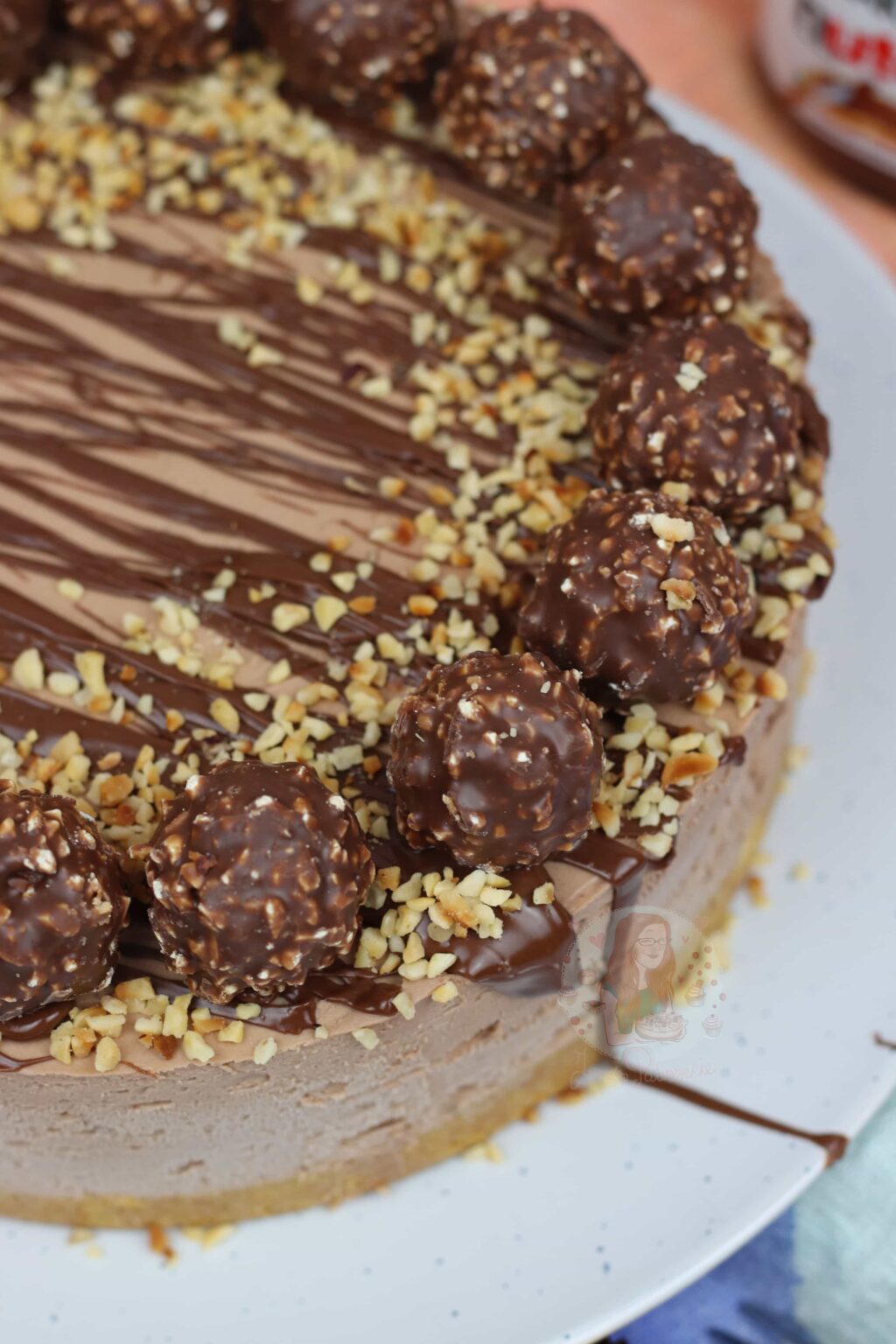 No-Bake Ferrero Rocher and Nutella Cheesecake! - Jane's Patisserie