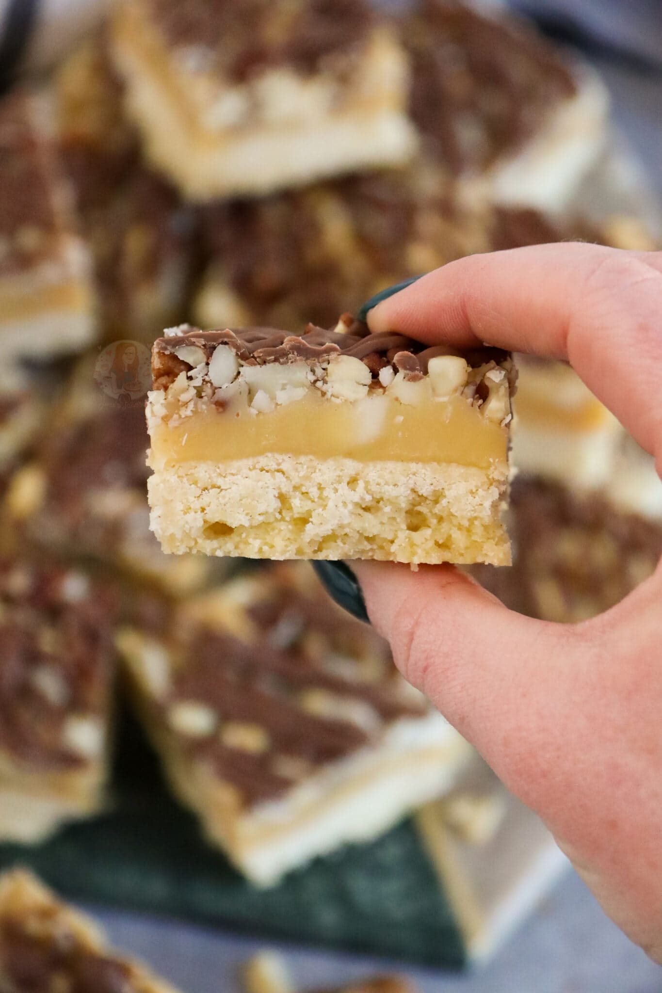 Salted Caramel Nut Slice! - Jane's Patisserie