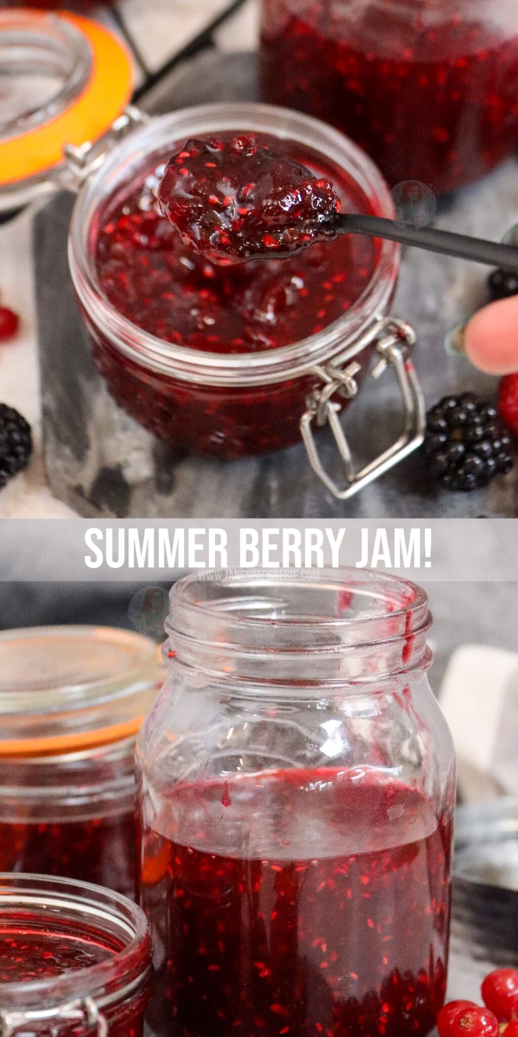 Homemade Summer Berry Jam! - Jane's Patisserie