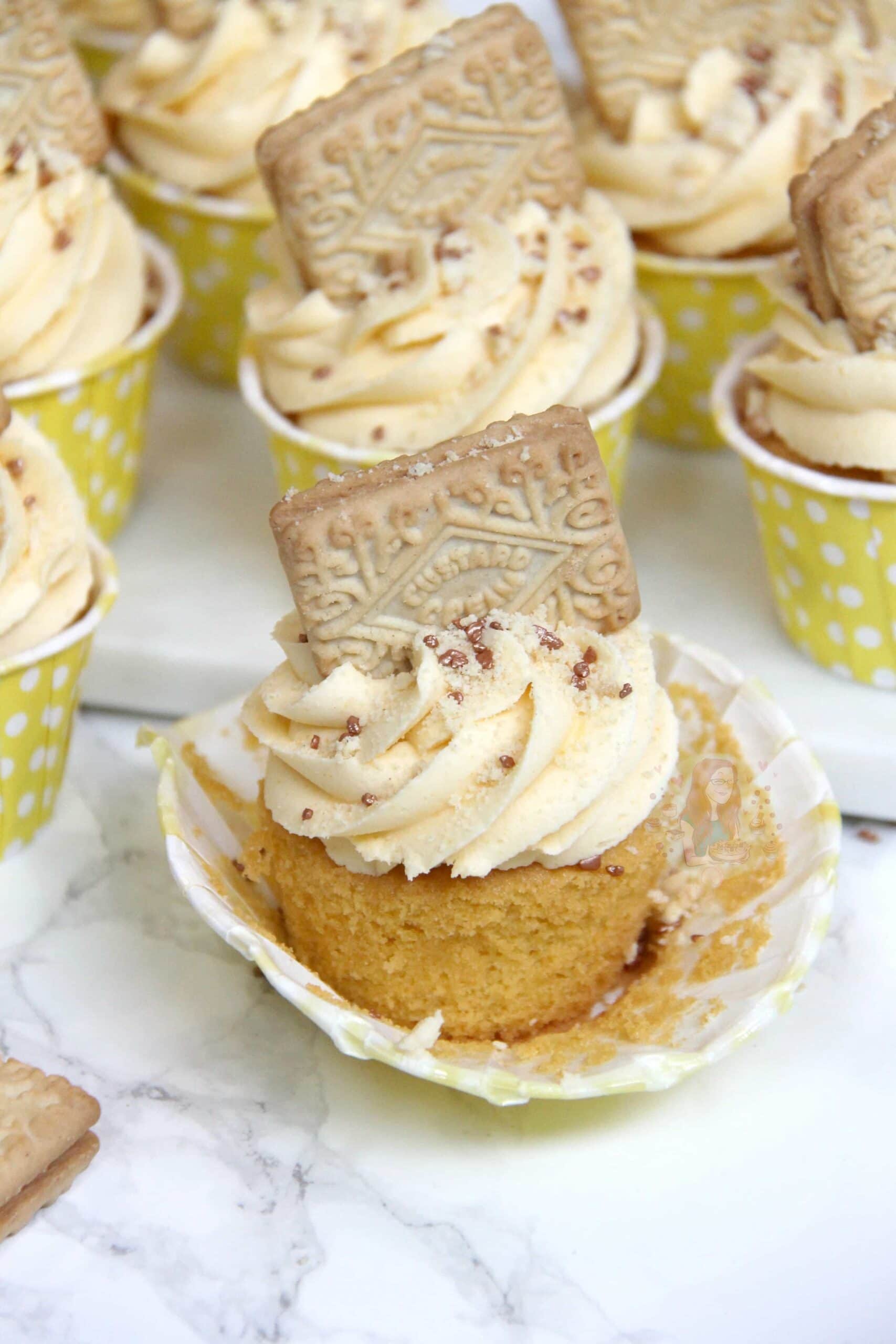 Custard Cream Cupcakes! - Jane's Patisserie