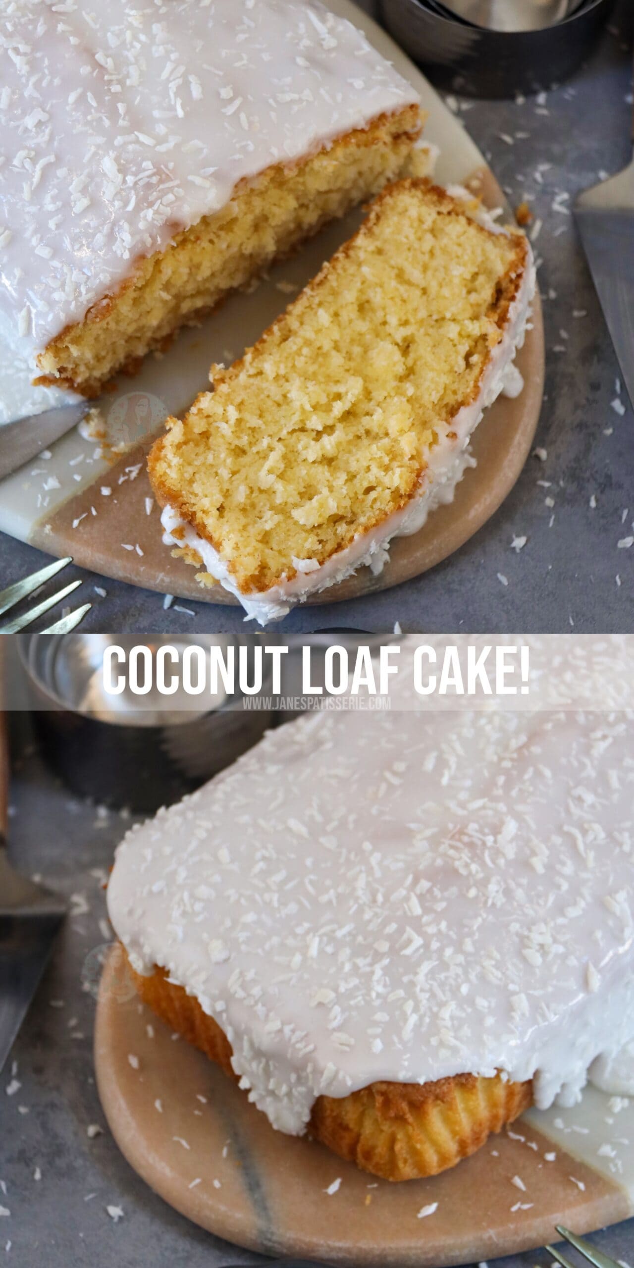 Coconut Loaf Cake! - Jane's Patisserie