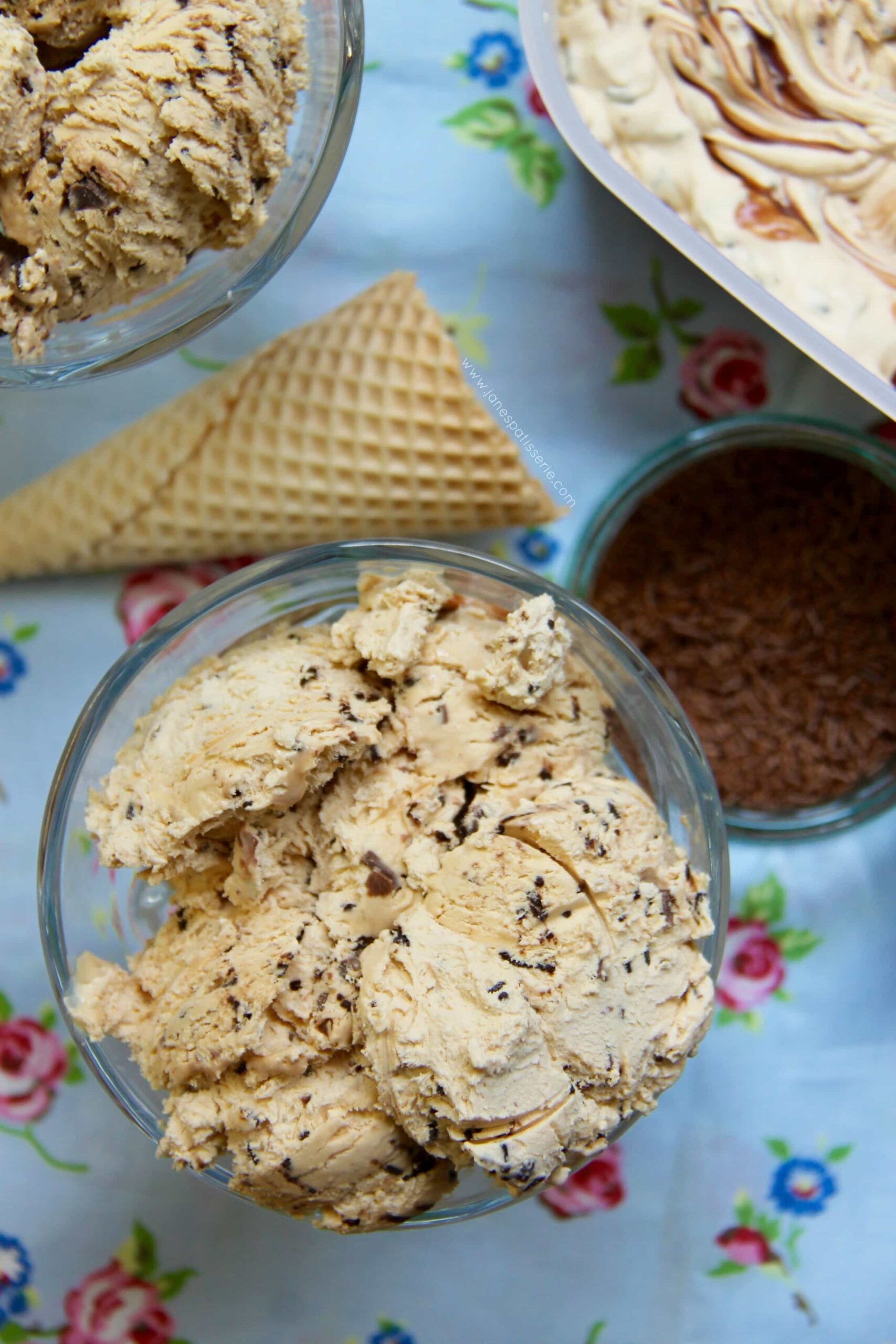 No-Churn Salted Caramel Ice-Cream! - Jane's Patisserie