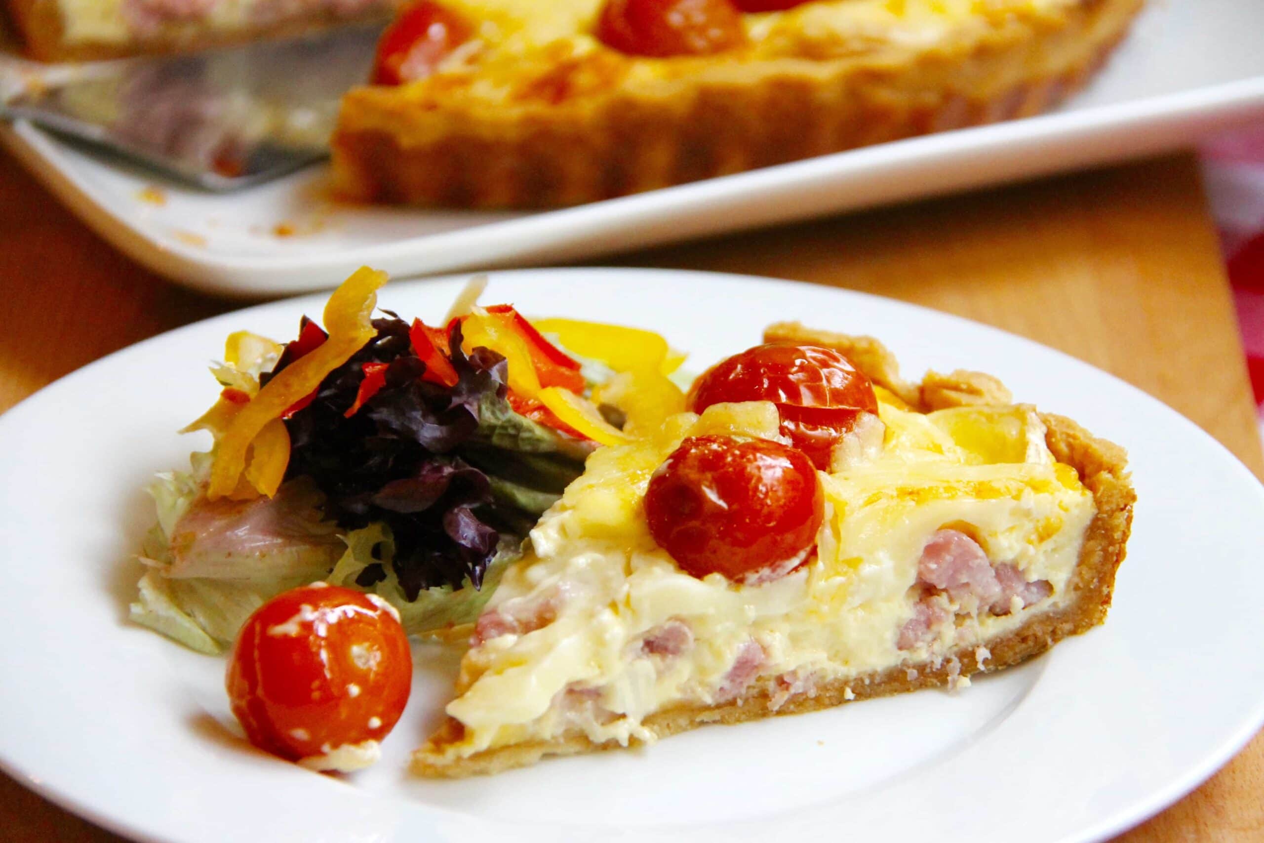 Bacon, Brie & Tomato Quiche! - Jane's Patisserie