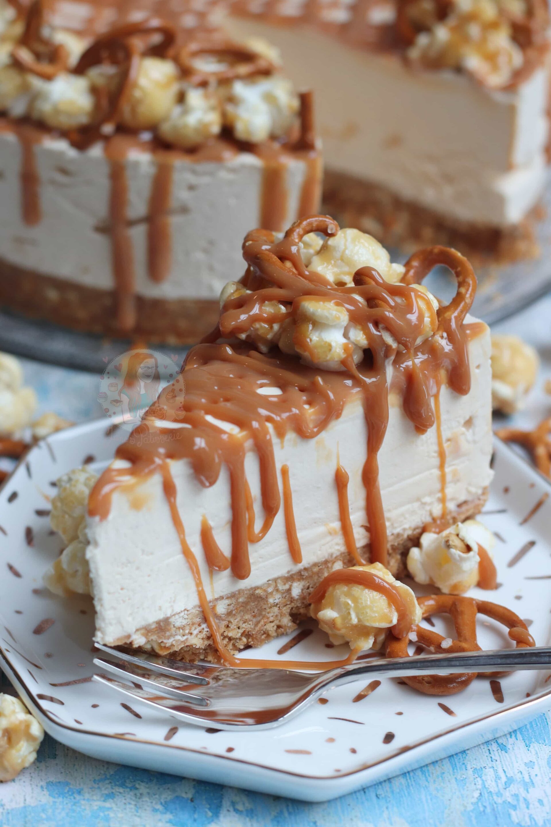 No-Bake Salted Caramel Cheesecake! - Jane's Patisserie