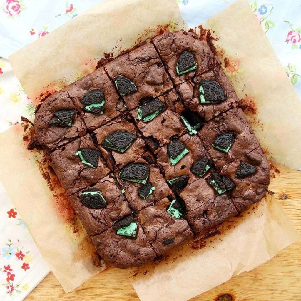 Mint Oreo Brownies! - Jane's Patisserie