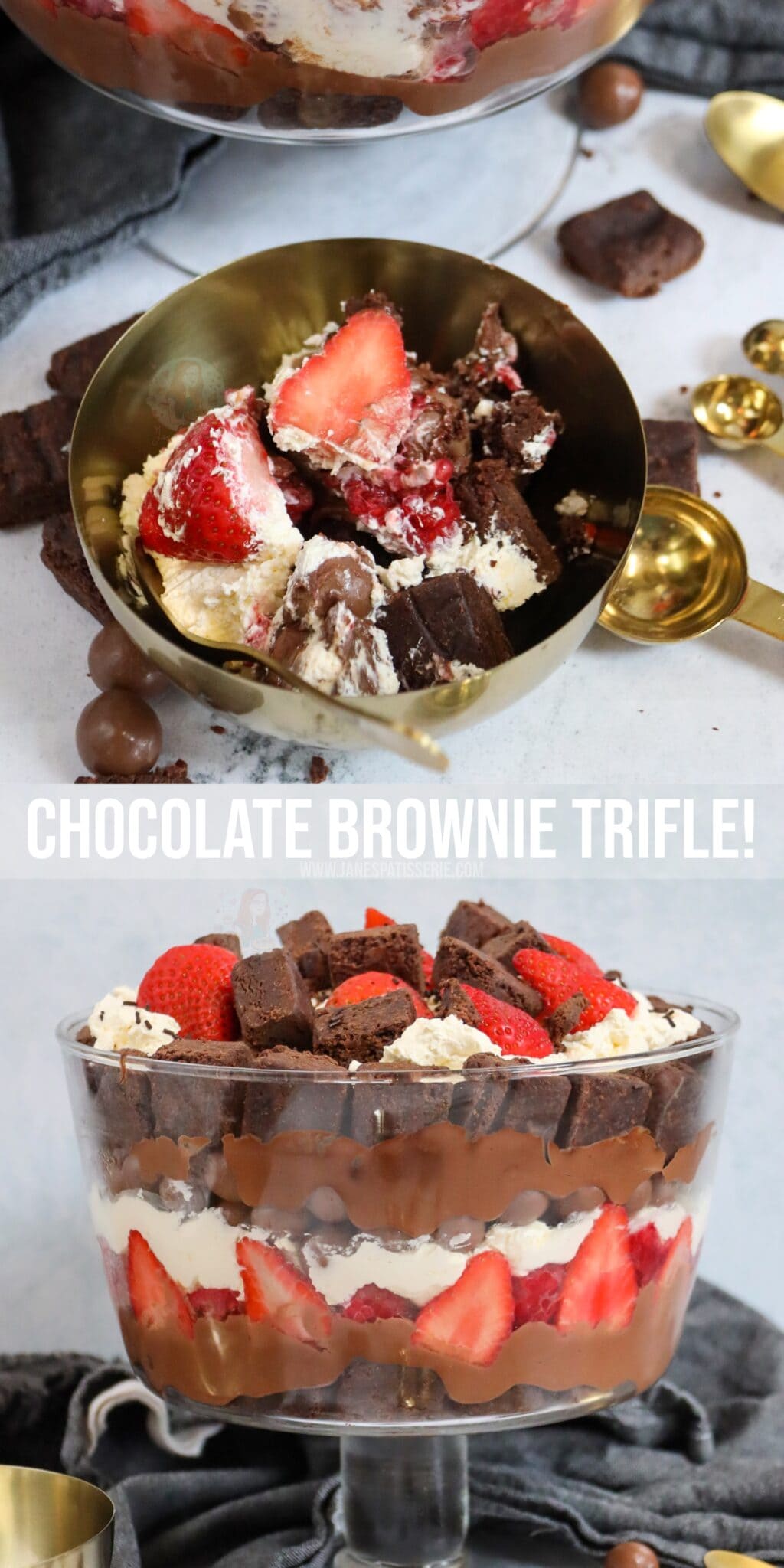 Chocolate Brownie Trifle! - Jane's Patisserie