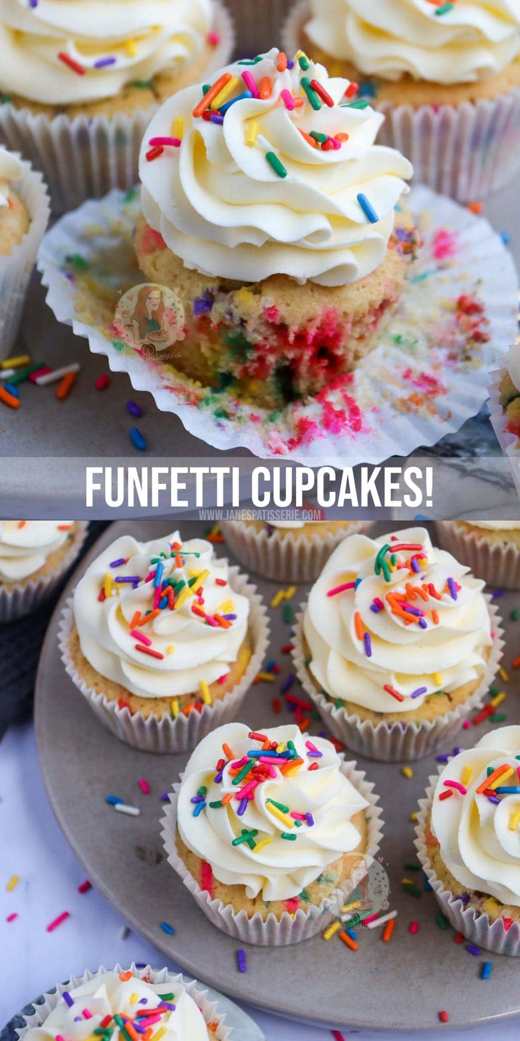 Funfetti Cupcakes! - Jane's Patisserie