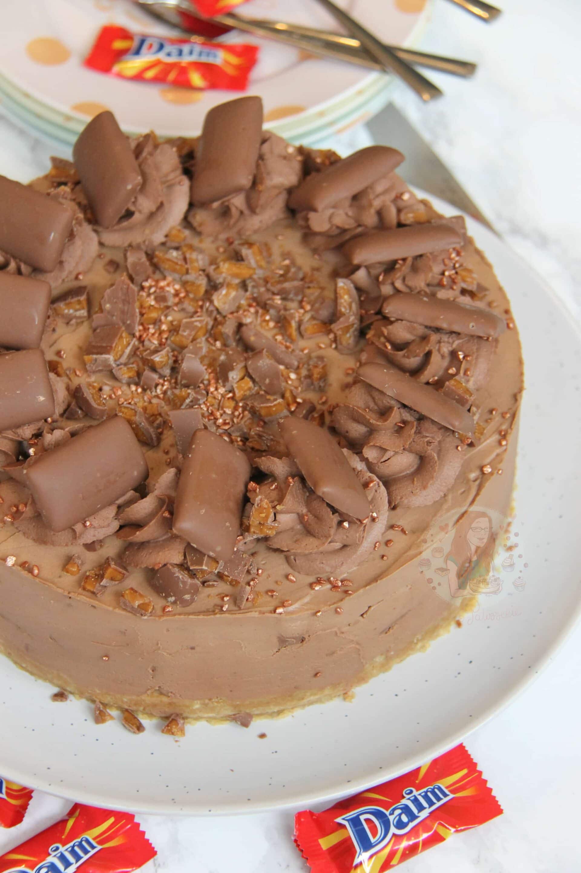 No-Bake Daim Bar Cheesecake! - Jane's Patisserie