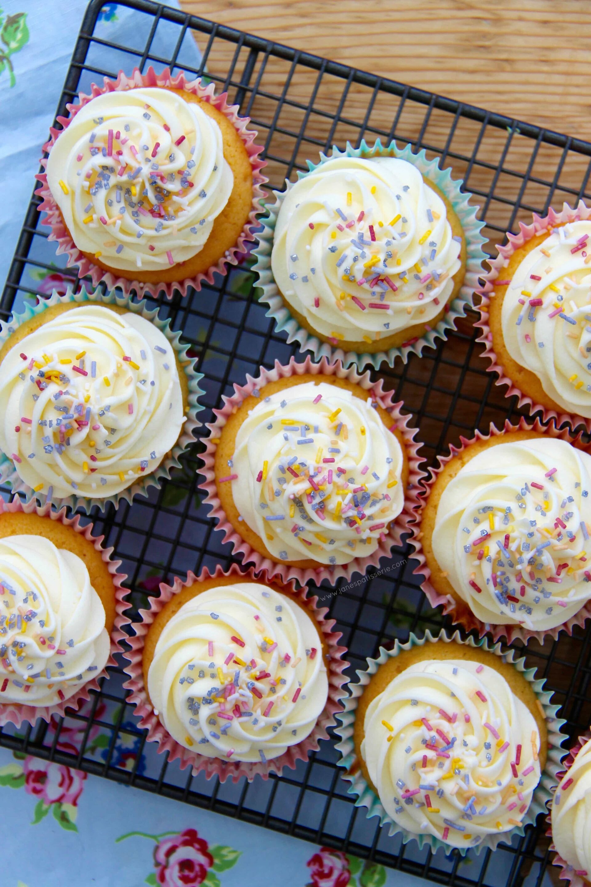 Gluten Free Vanilla Cupcakes! - Jane's Patisserie