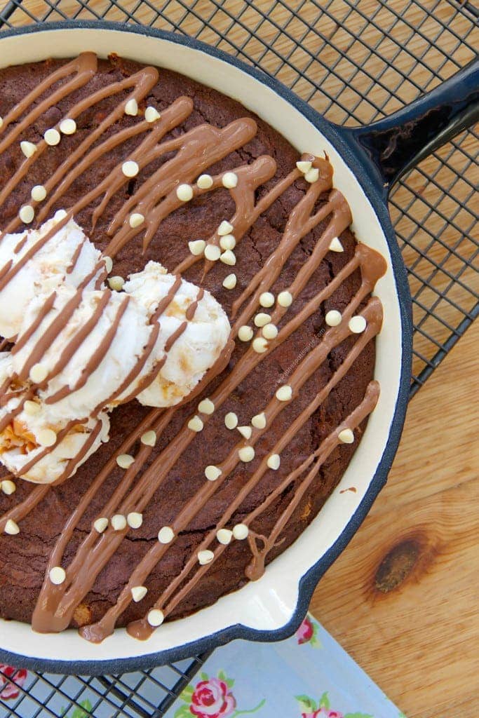 Giant Skillet Brownie! - Jane's Patisserie