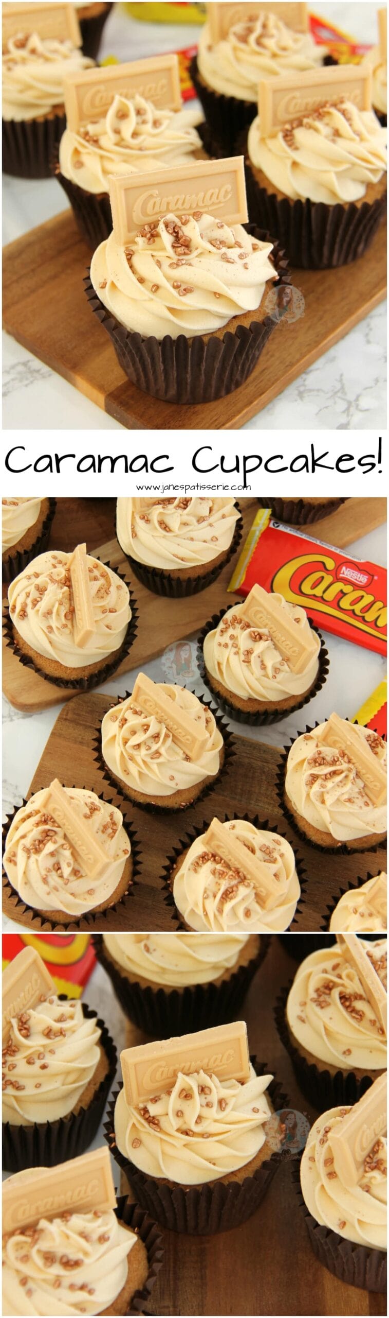 Caramac Cupcakes! - Jane's Patisserie