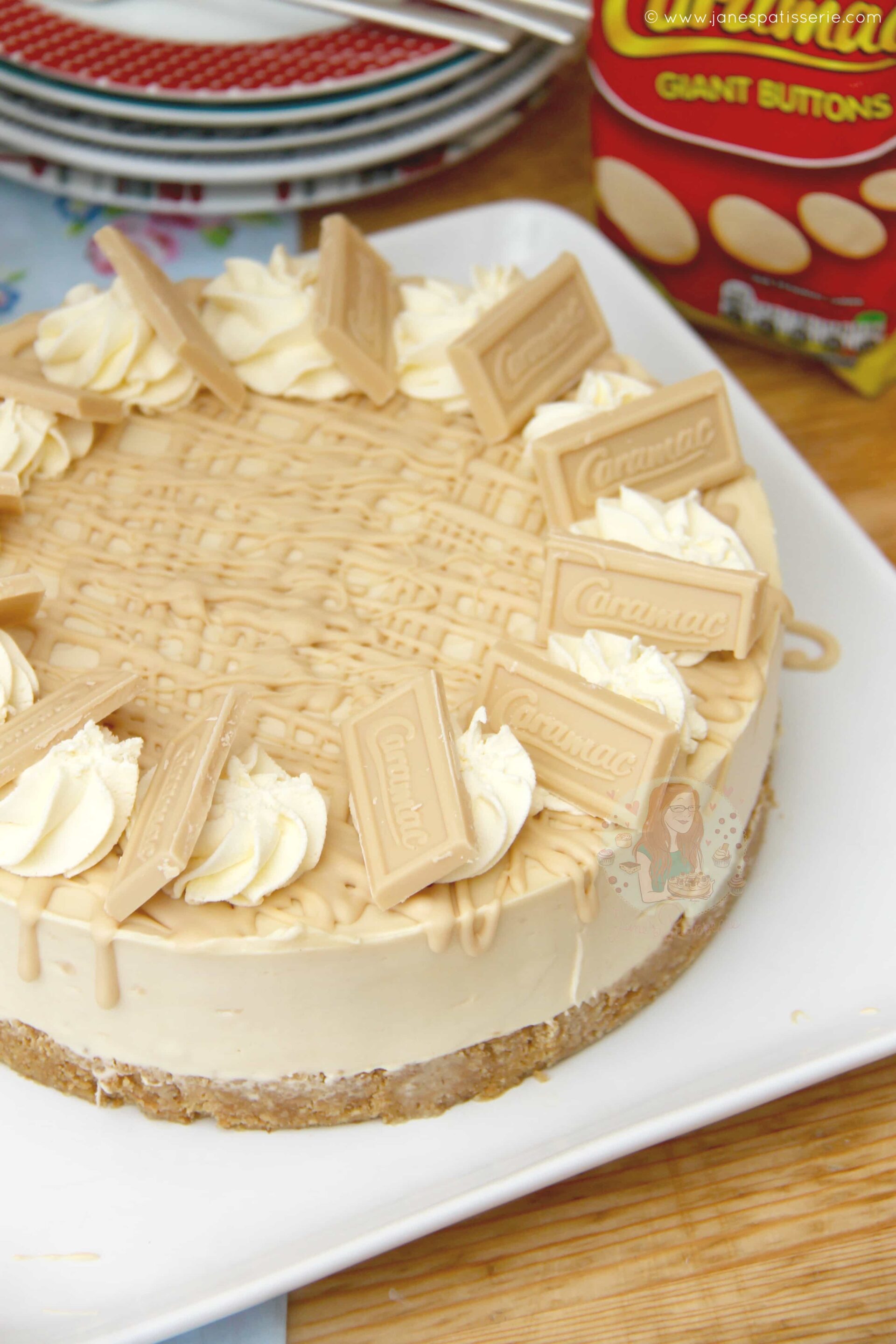 No-Bake Caramac Cheesecake! - Jane's Patisserie