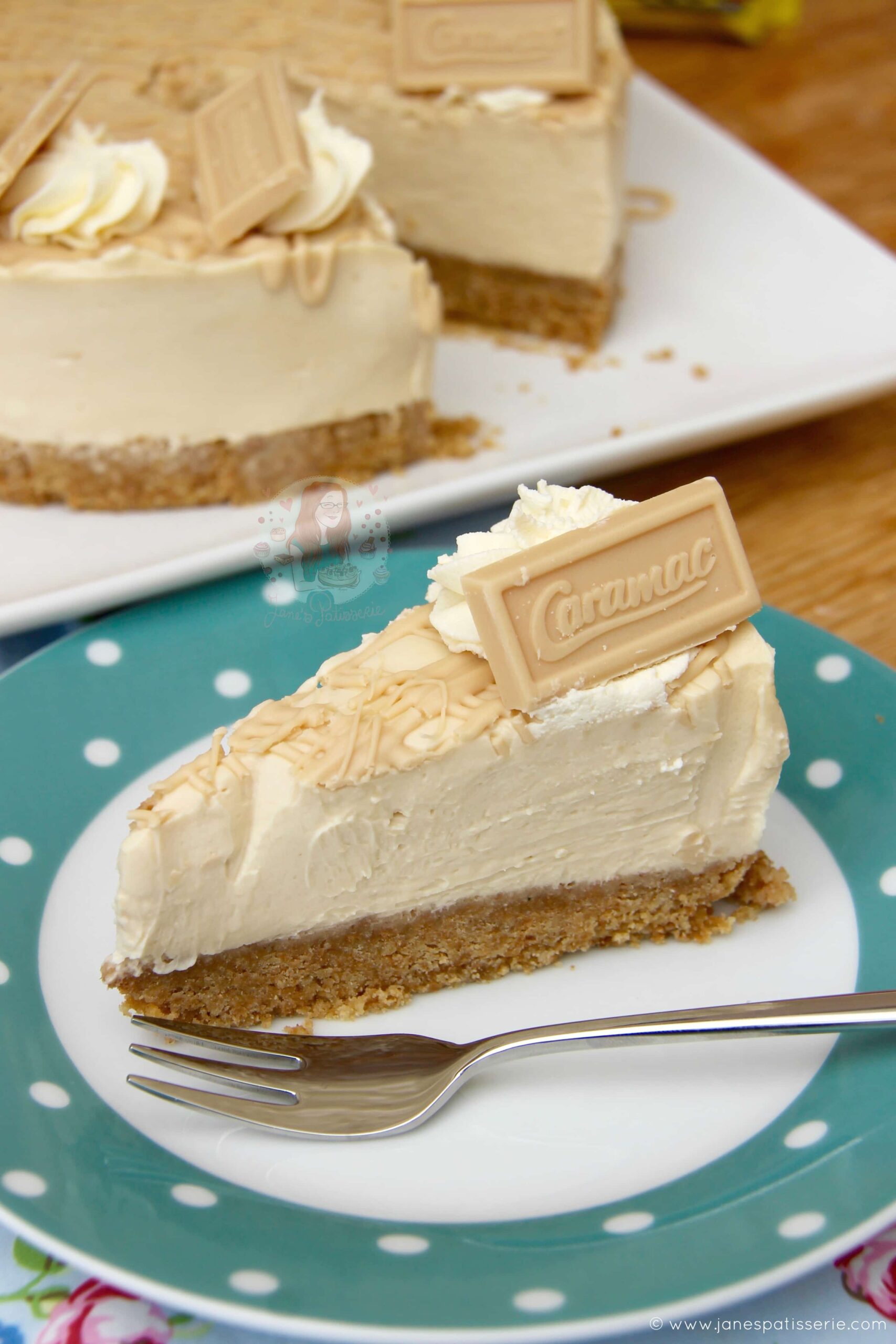 No-Bake Caramac Cheesecake! - Jane's Patisserie