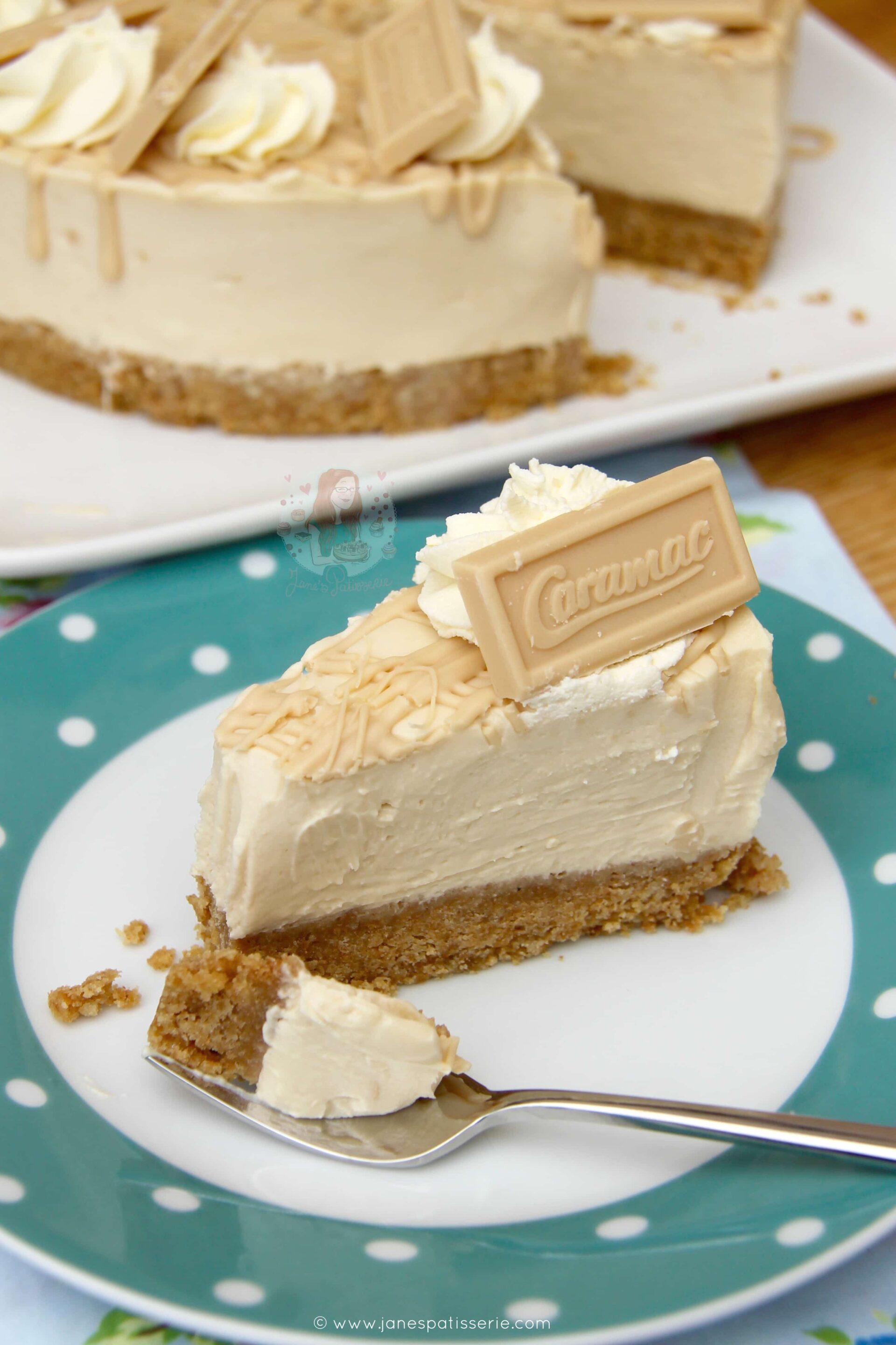 No-Bake Caramac Cheesecake! - Jane's Patisserie