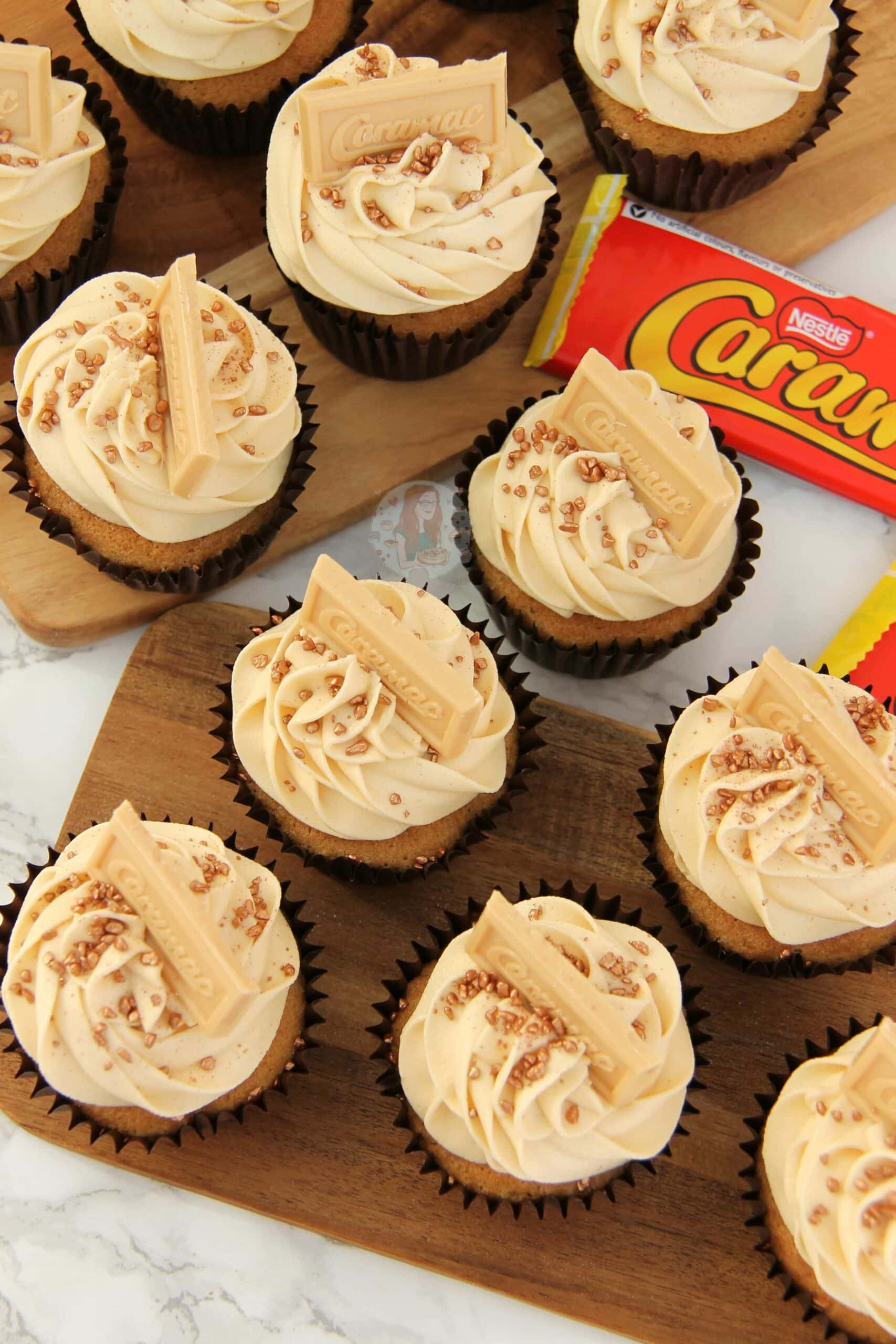 Caramac Cupcakes! - Jane's Patisserie
