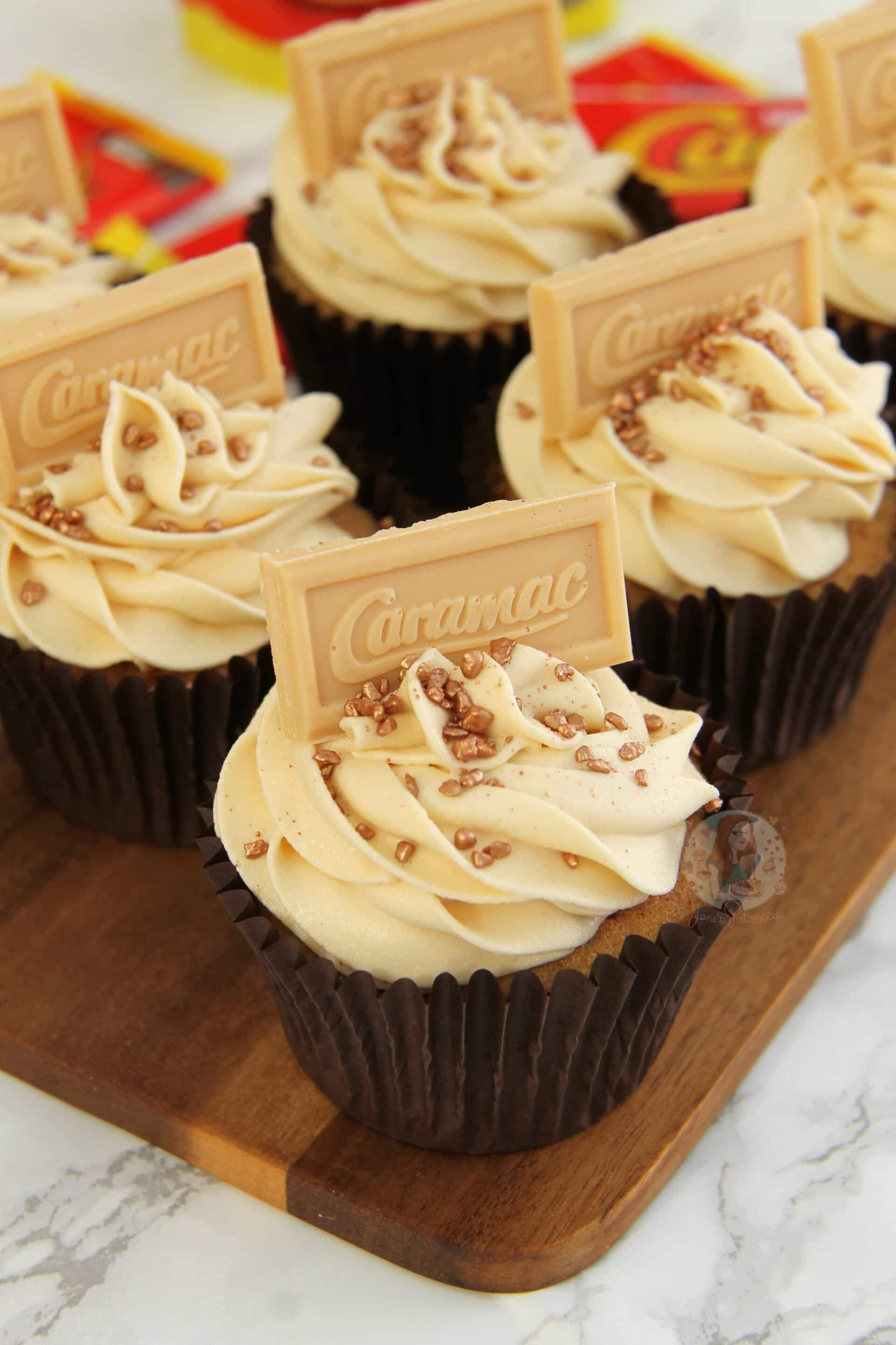 Caramac Cupcakes! - Jane's Patisserie