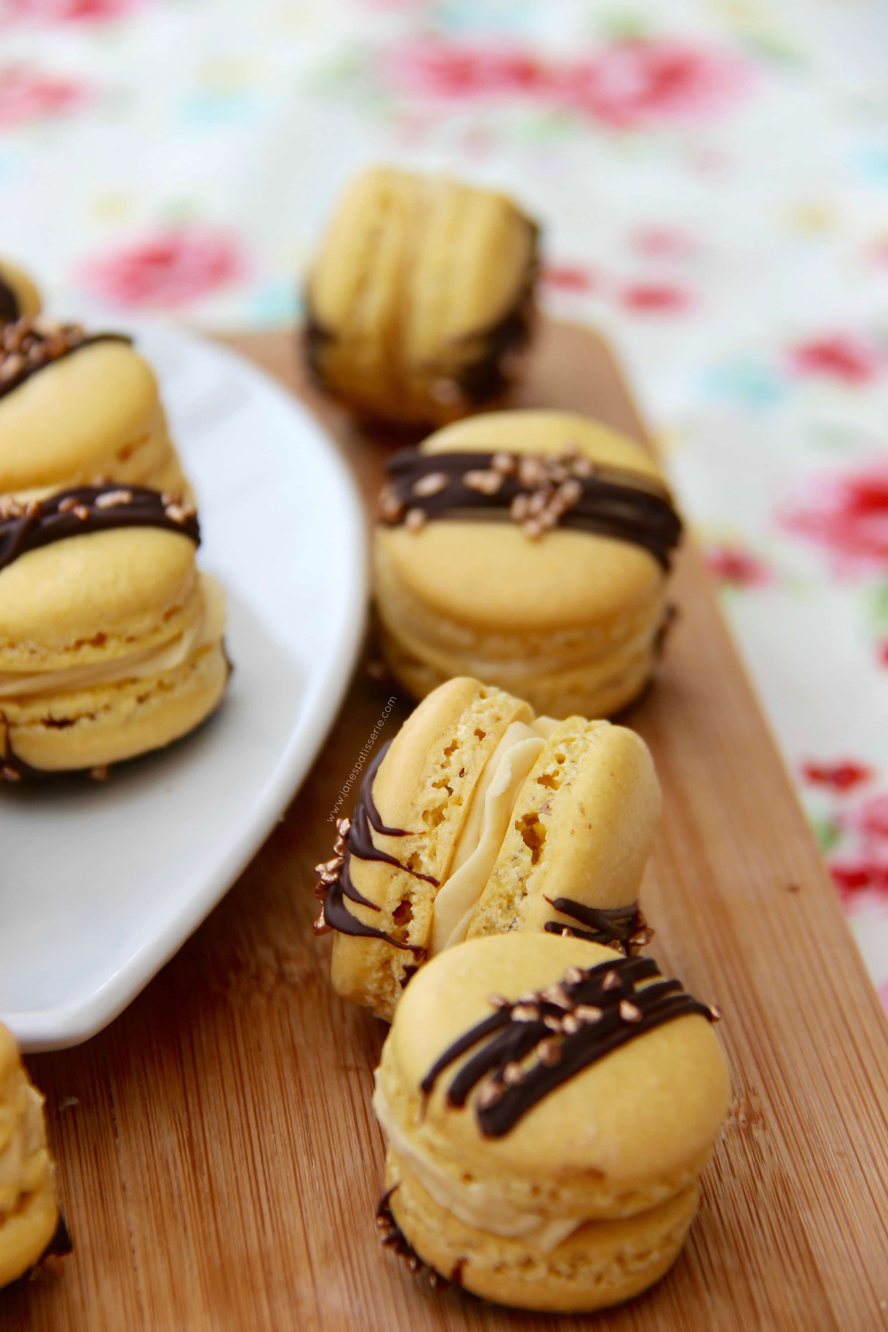 Salted Caramel Macarons! - Jane's Patisserie