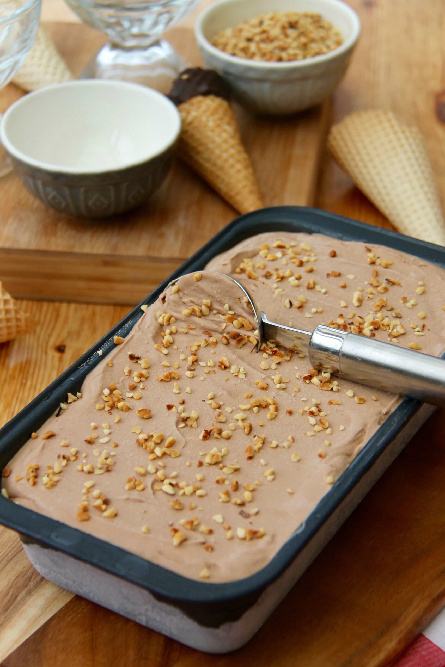 No-Churn Nutella Ice Cream! - Jane's Patisserie