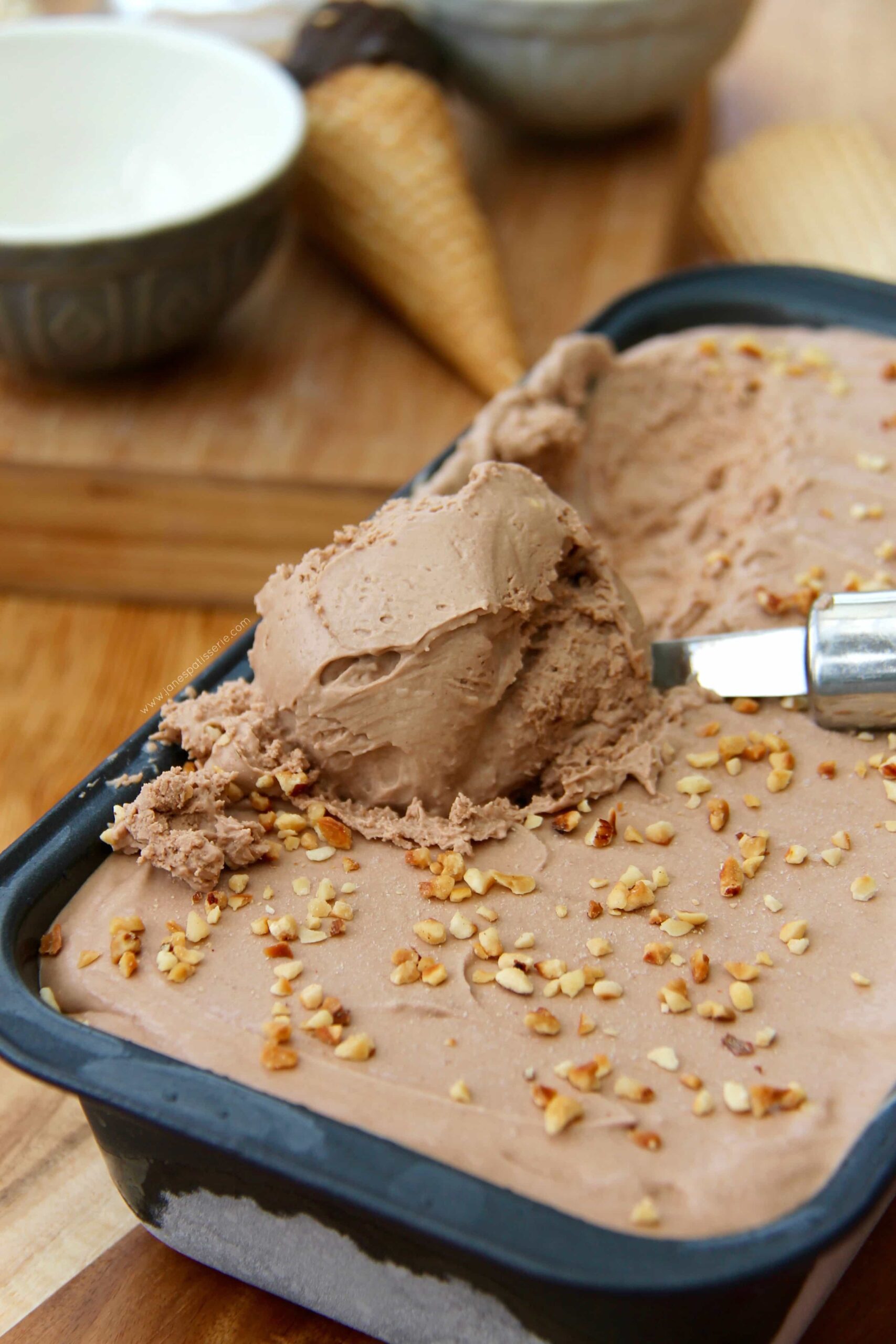 No-Churn Nutella Ice Cream! - Jane's Patisserie