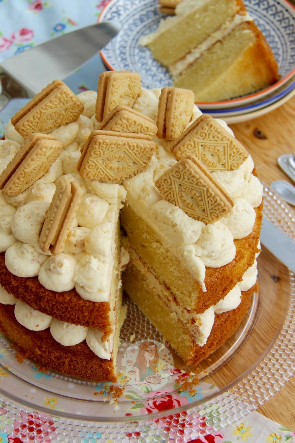 Custard Cream Cake! - Jane's Patisserie