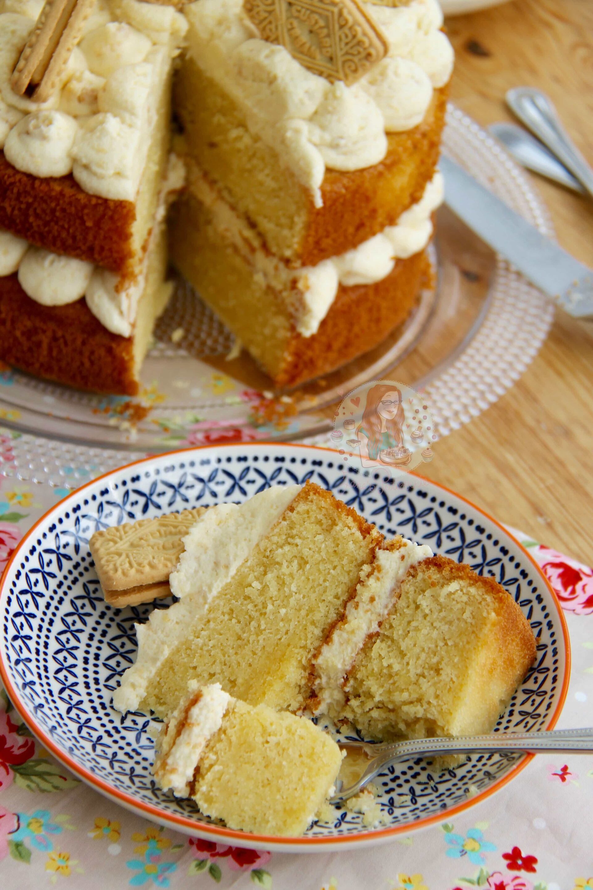 Custard Cream Cake! - Jane's Patisserie