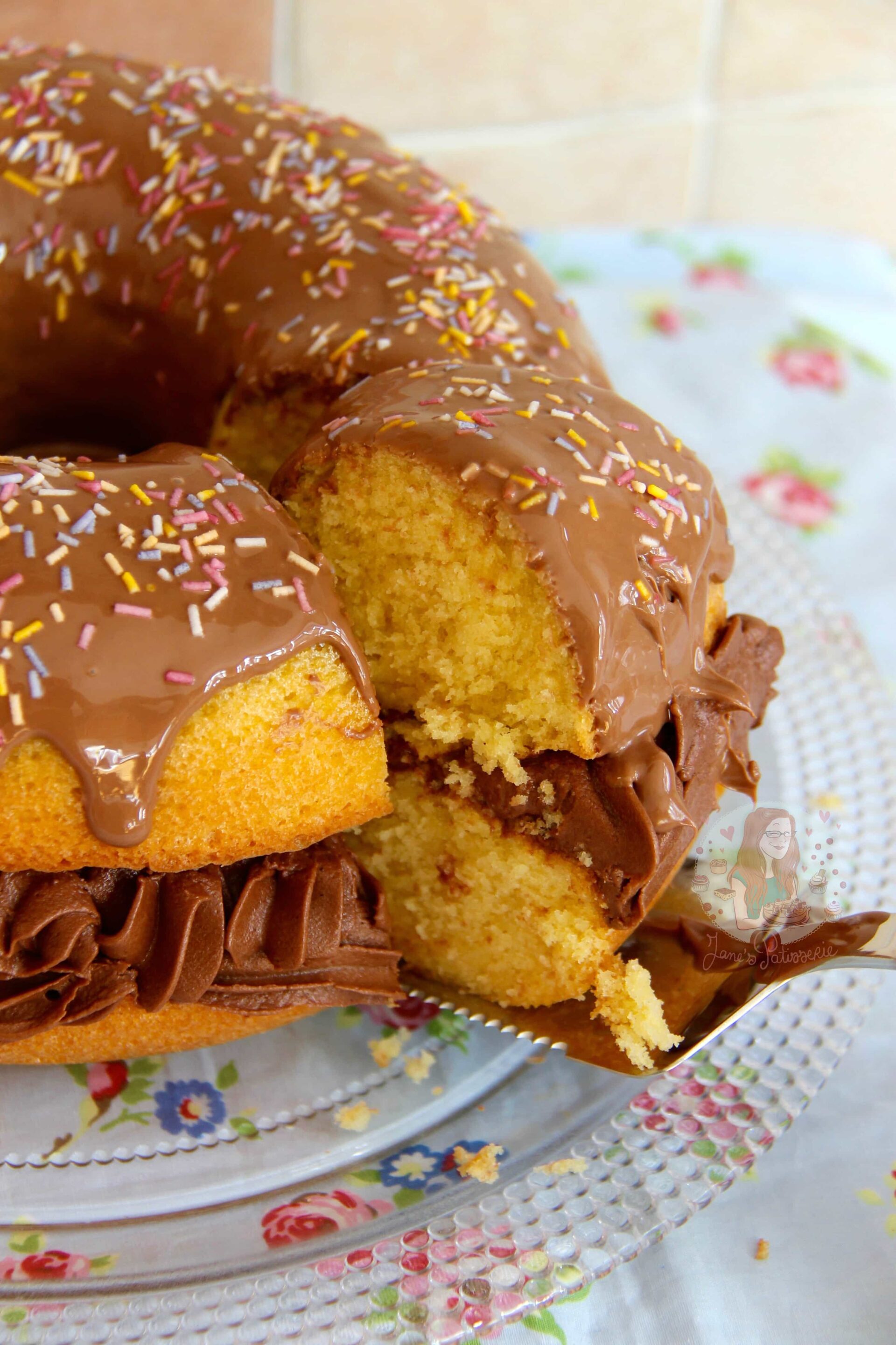 Giant Doughnut Cake! - Jane's Patisserie